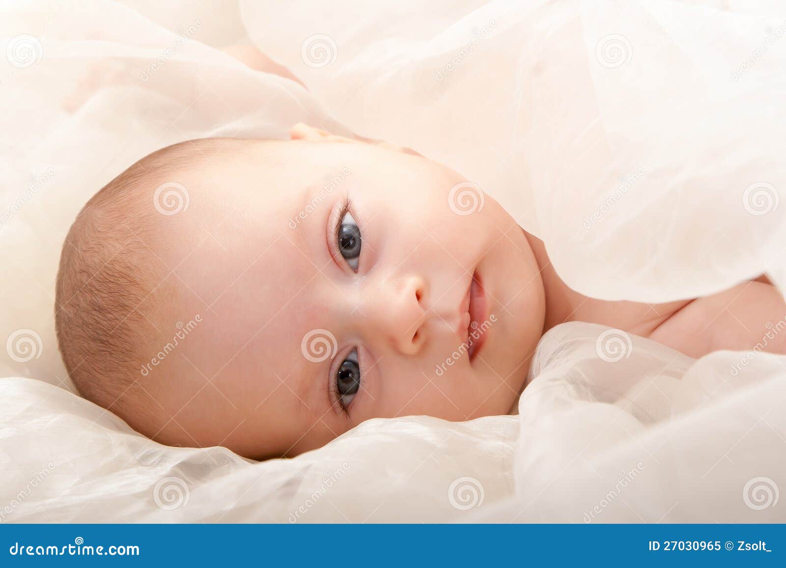 Baby face with soft cover stock image. Image of casual - 27030965