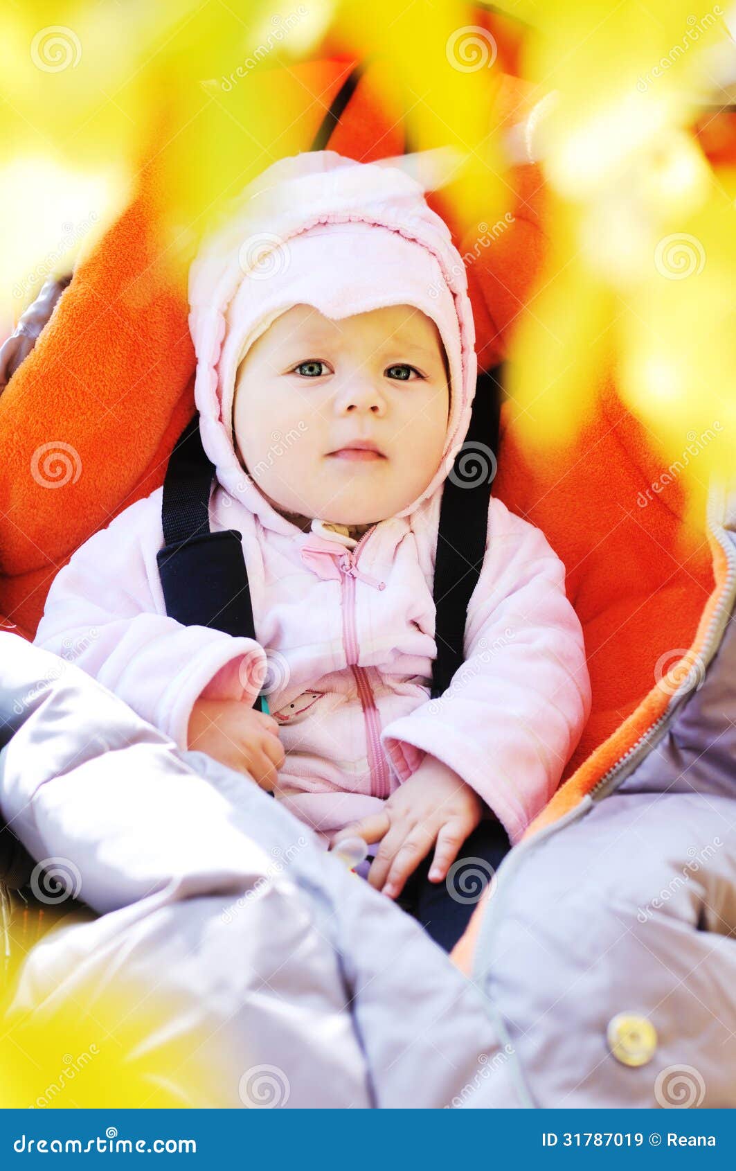 Baby in fall time stock image. Image of person, baby - 31787019