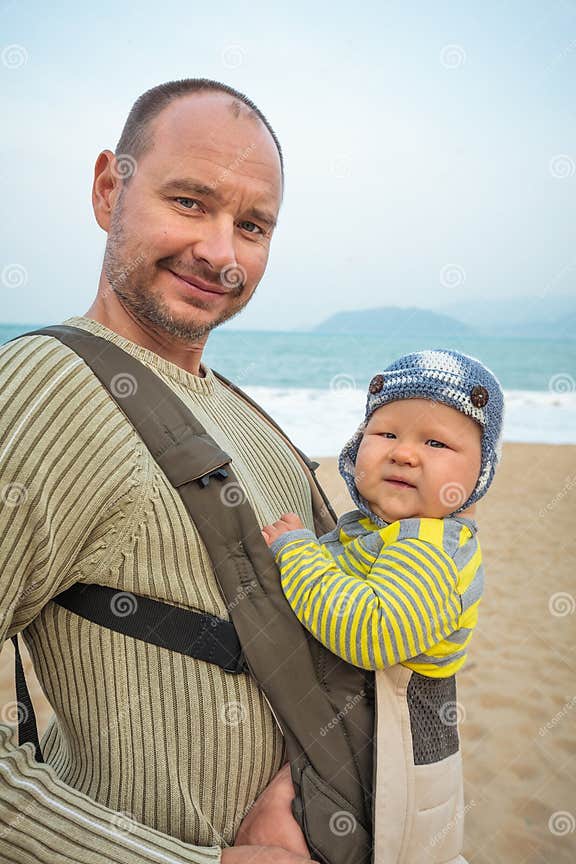 Baby and father stock photo. Image of carrying, kangaroo - 38375088