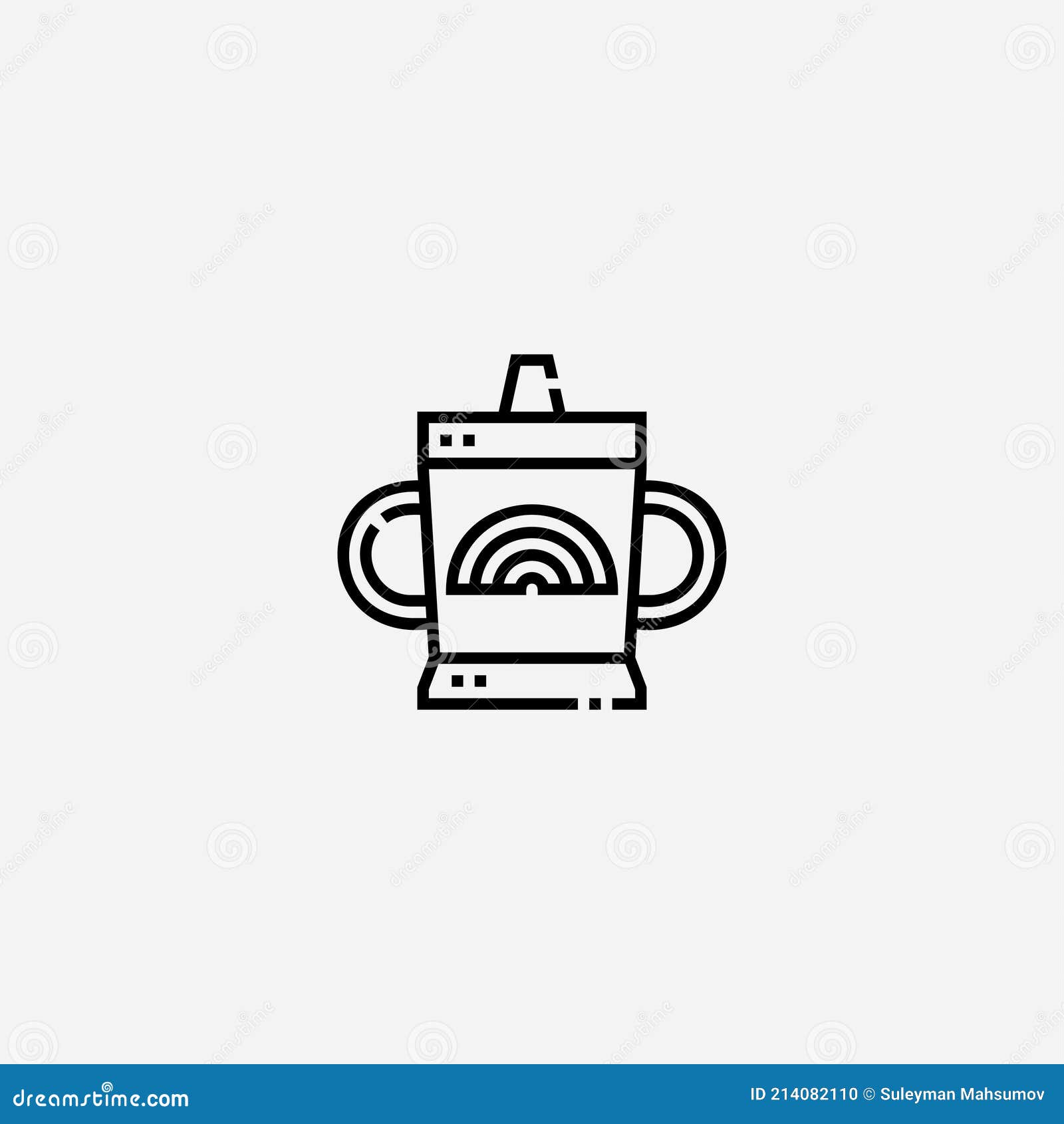 Baby Feeder Vector Icon Sign Symbol Stock Vector - Illustration of ...