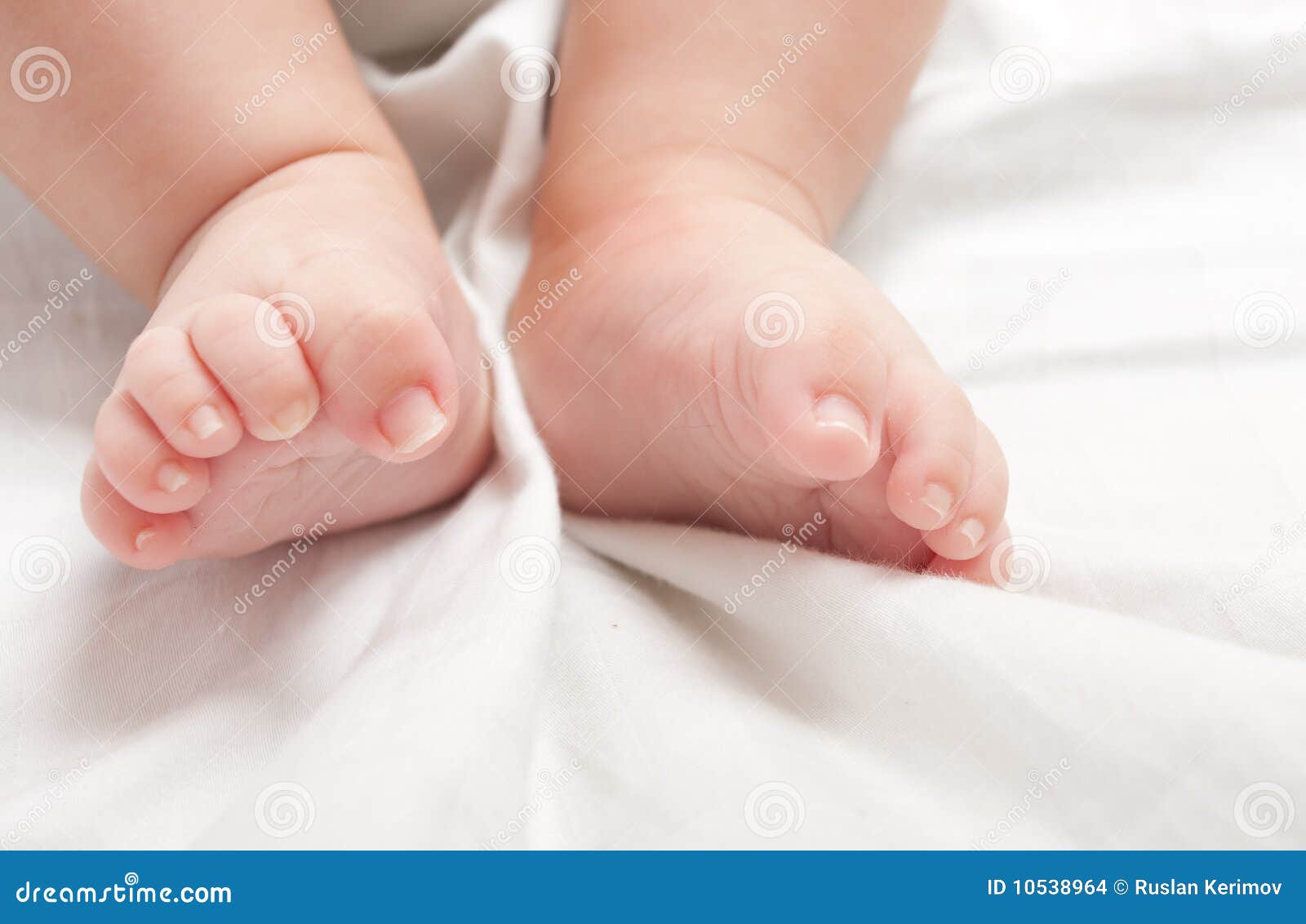 Baby feet stock photo. Image of baby, months, little - 10538964