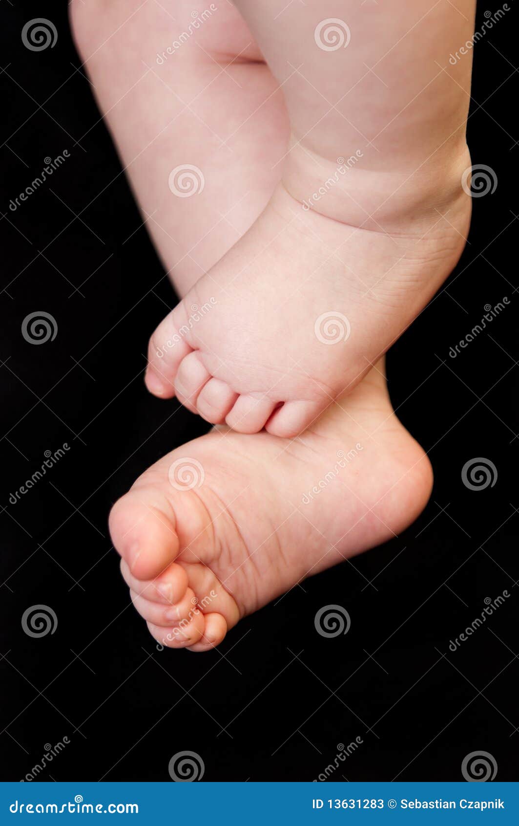 Baby feet stock image. Image of skin, close, isolated - 13631283