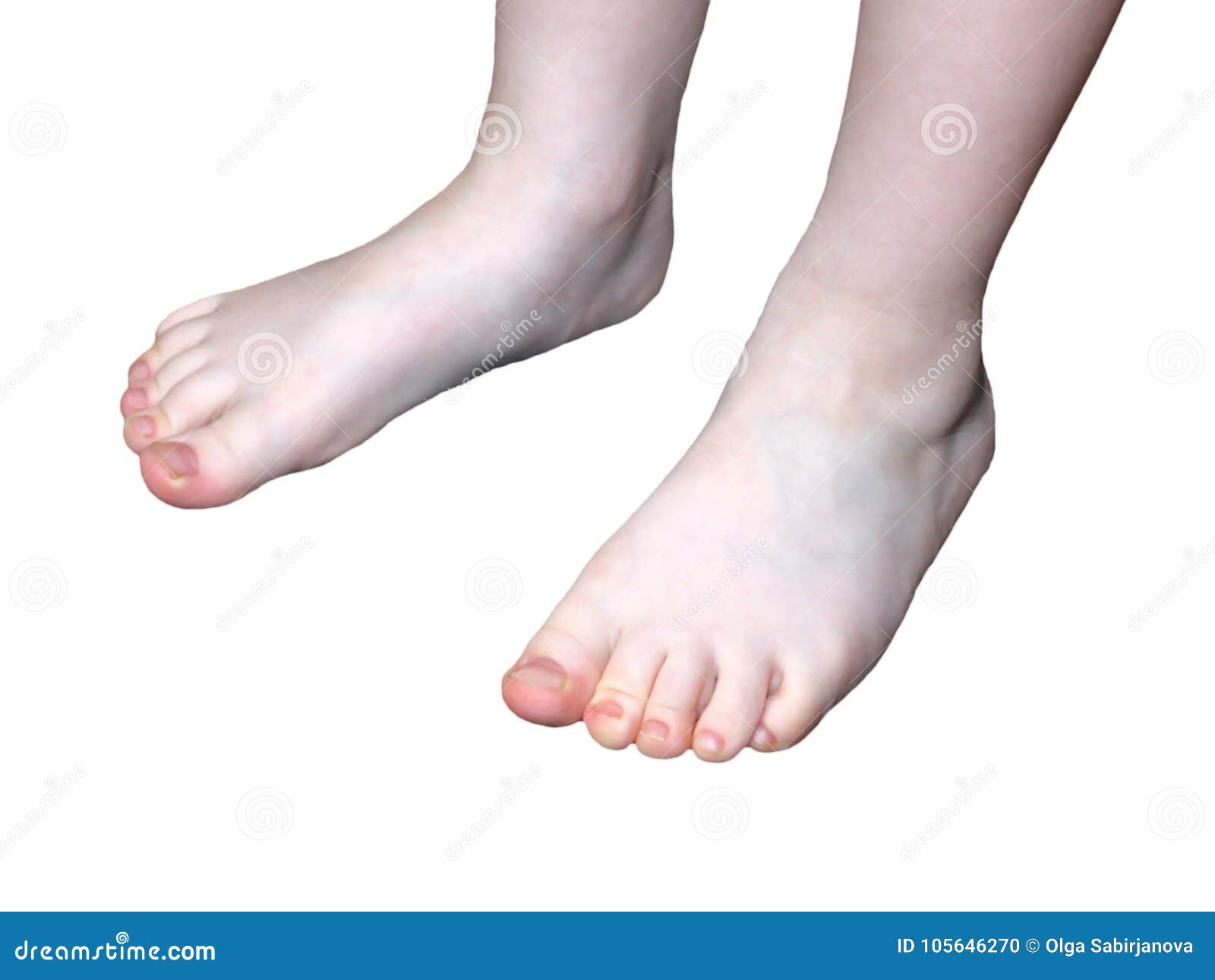 Baby Feet Isolated on White Background Stock Photo - Image of learning ...