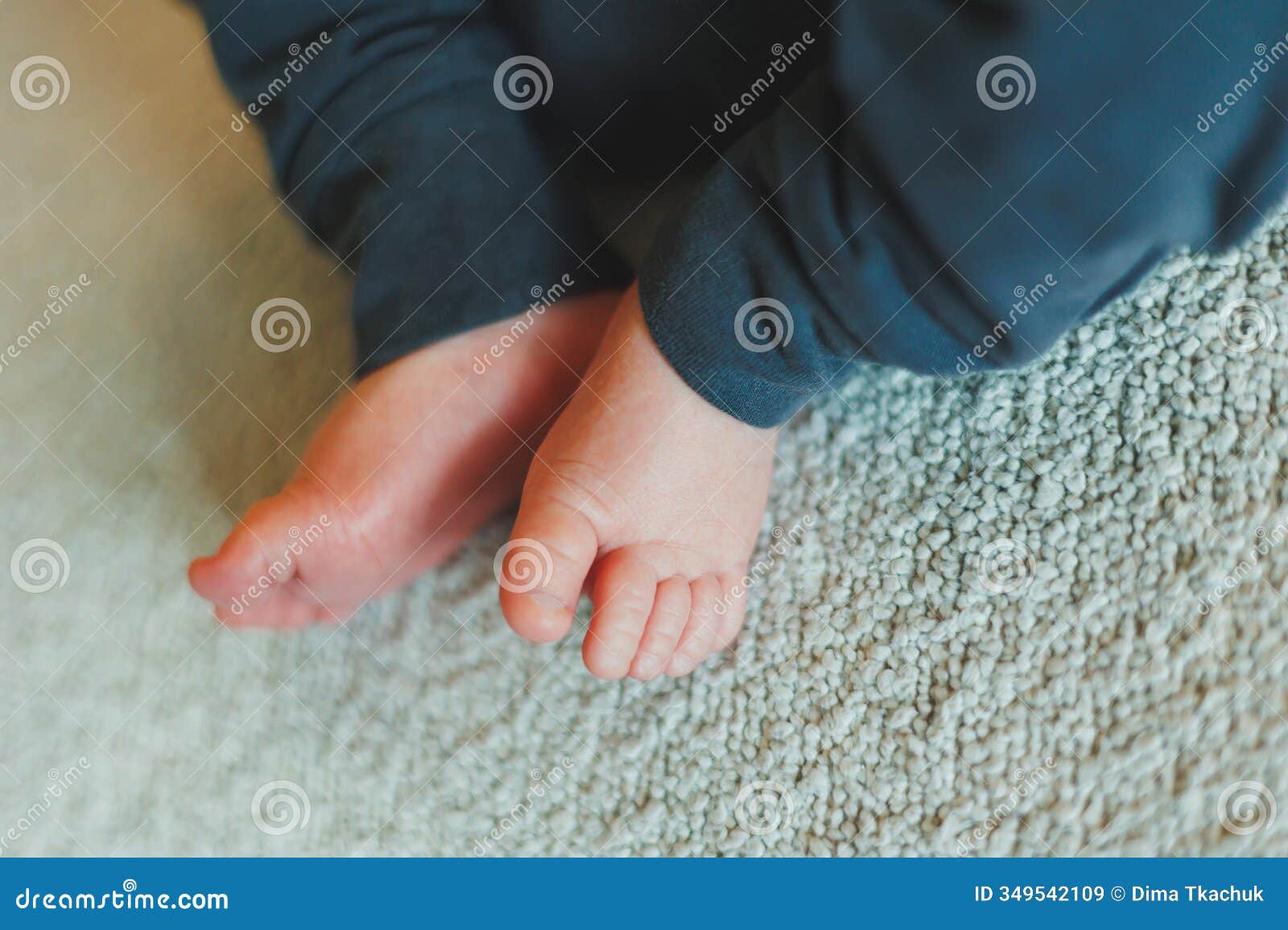 Baby feet with little toes stock image. Image of infant - 349542109