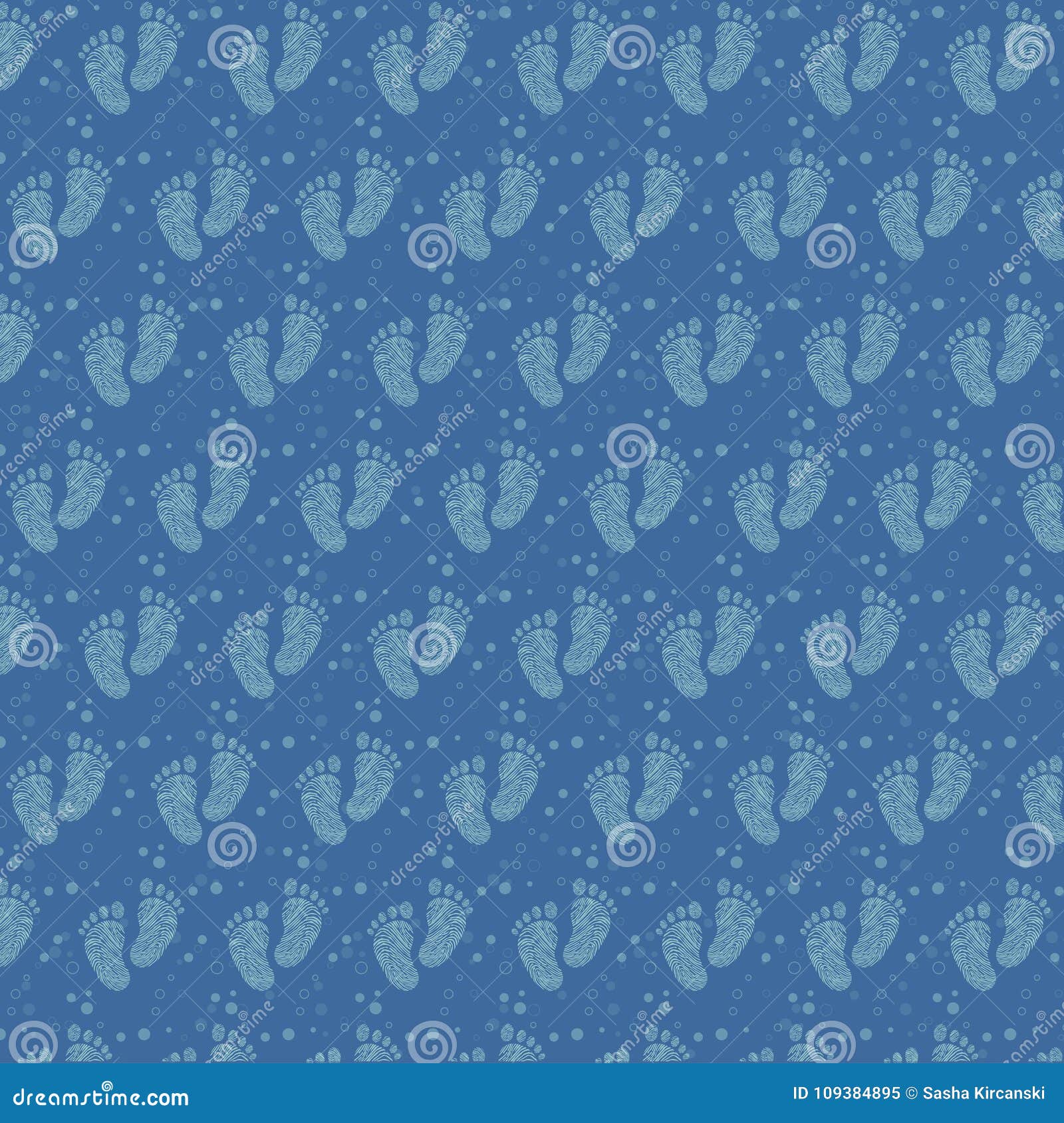 Baby Feet Background Vector Illustration. Stock Vector - Illustration ...