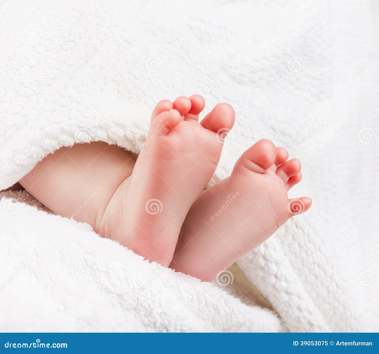 Baby feet stock image. Image of newborn, nails, caucasian - 39053075