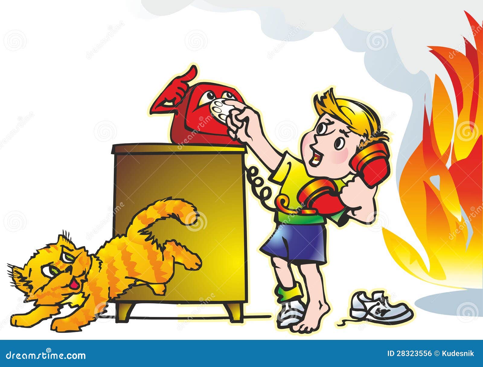 Baby Fire Dragon Royalty-Free Stock Photo | CartoonDealer.com #92432397