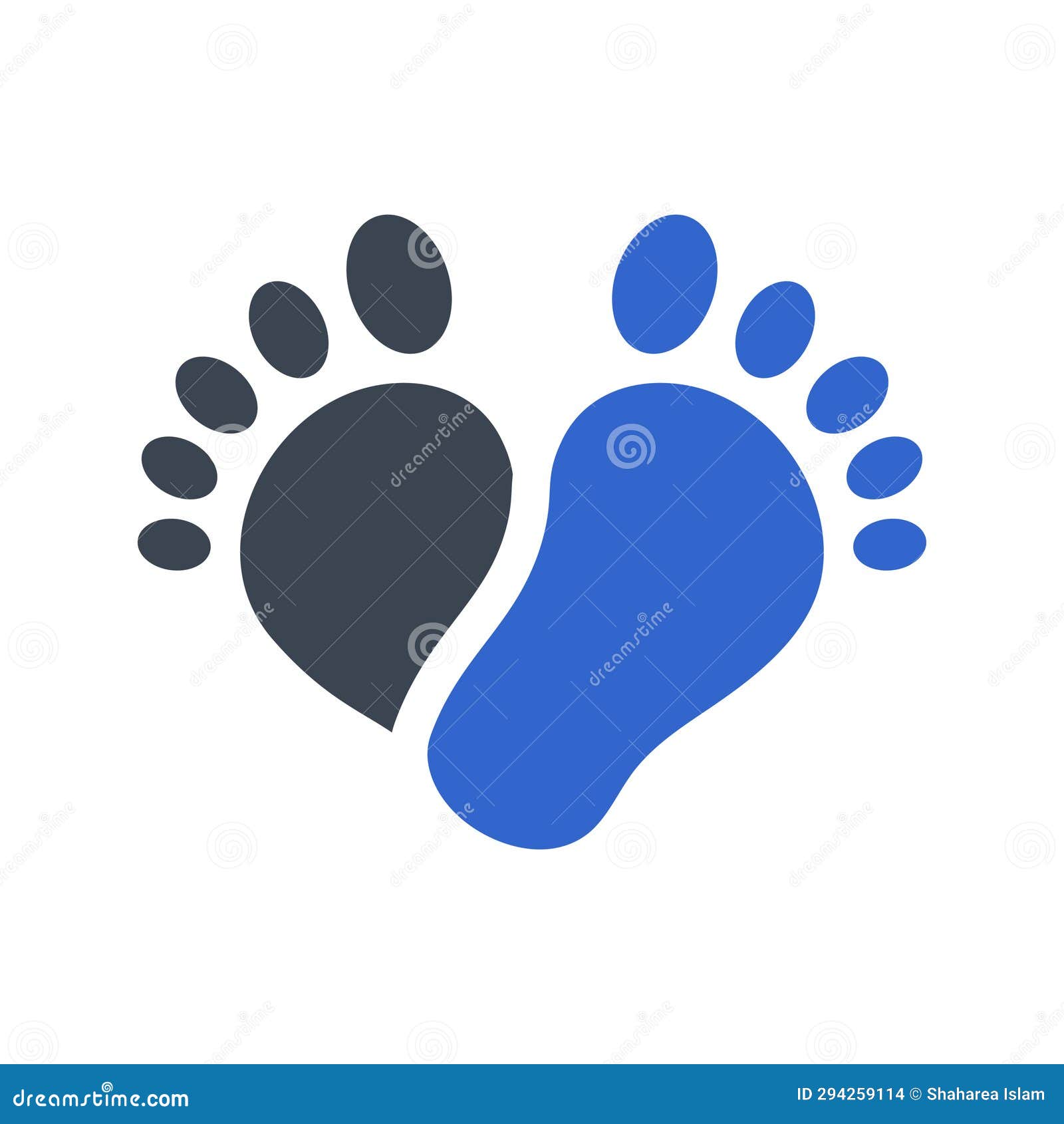 Baby first steps Icon stock vector. Illustration of beautiful - 294259114