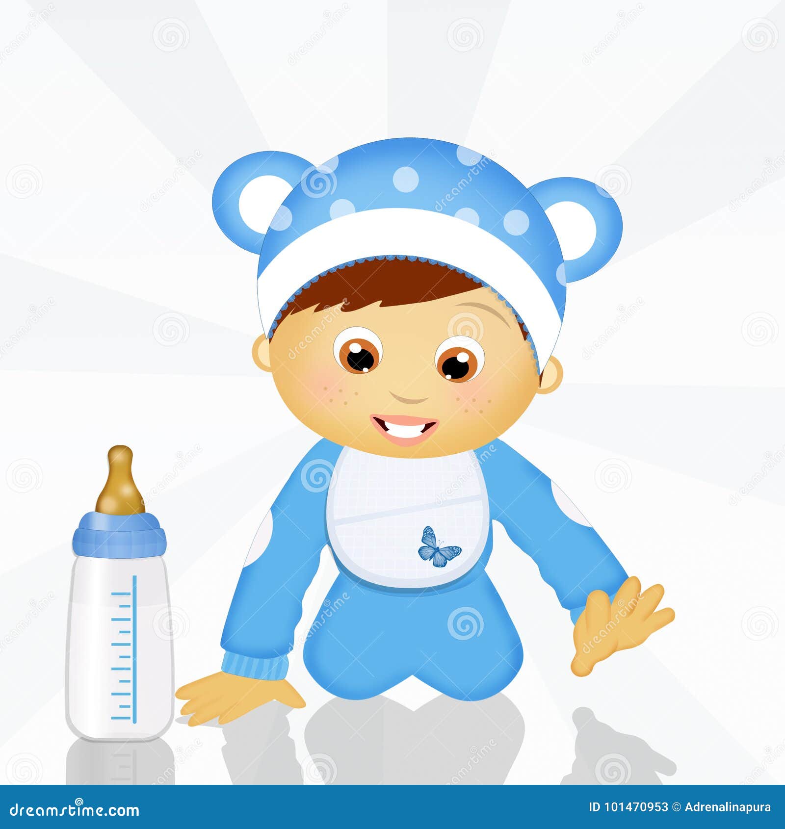 Baby first steps stock illustration. Illustration of baptism - 101470953
