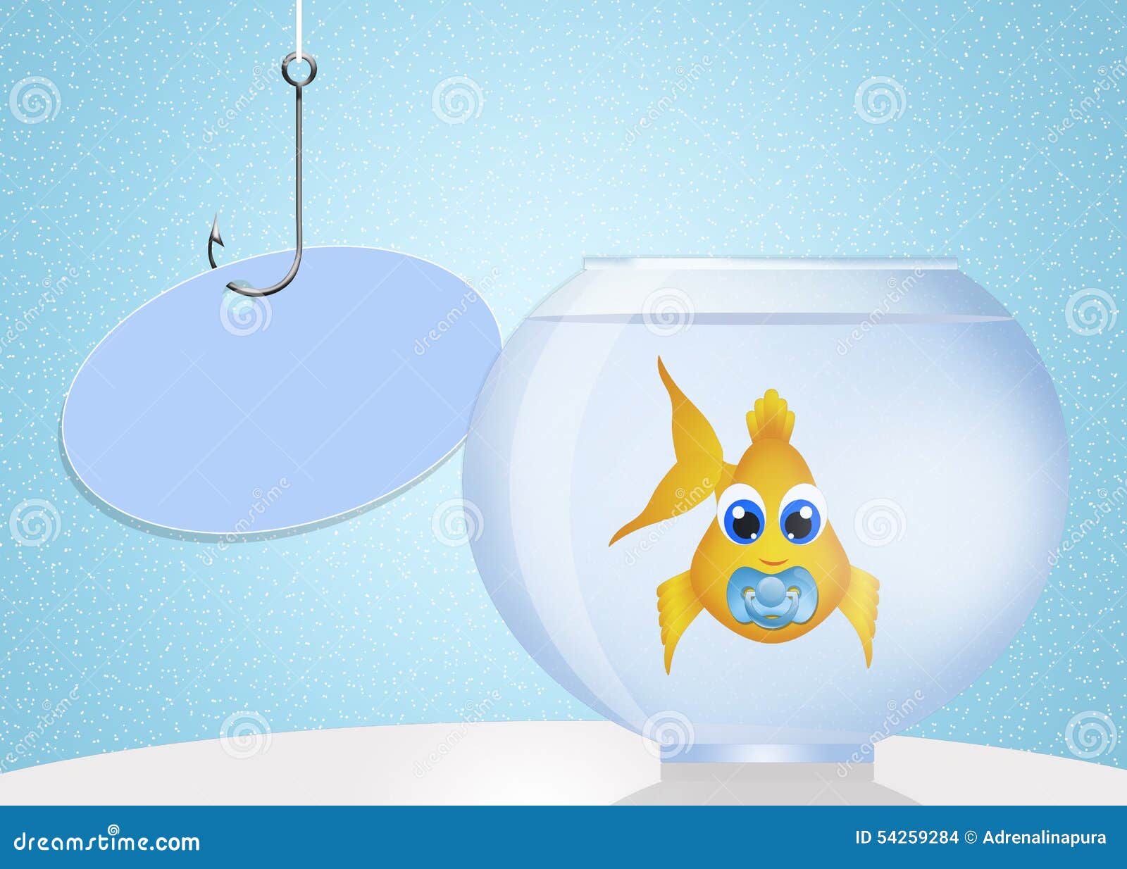 Baby fish stock illustration. Illustration of carefree - 54259284
