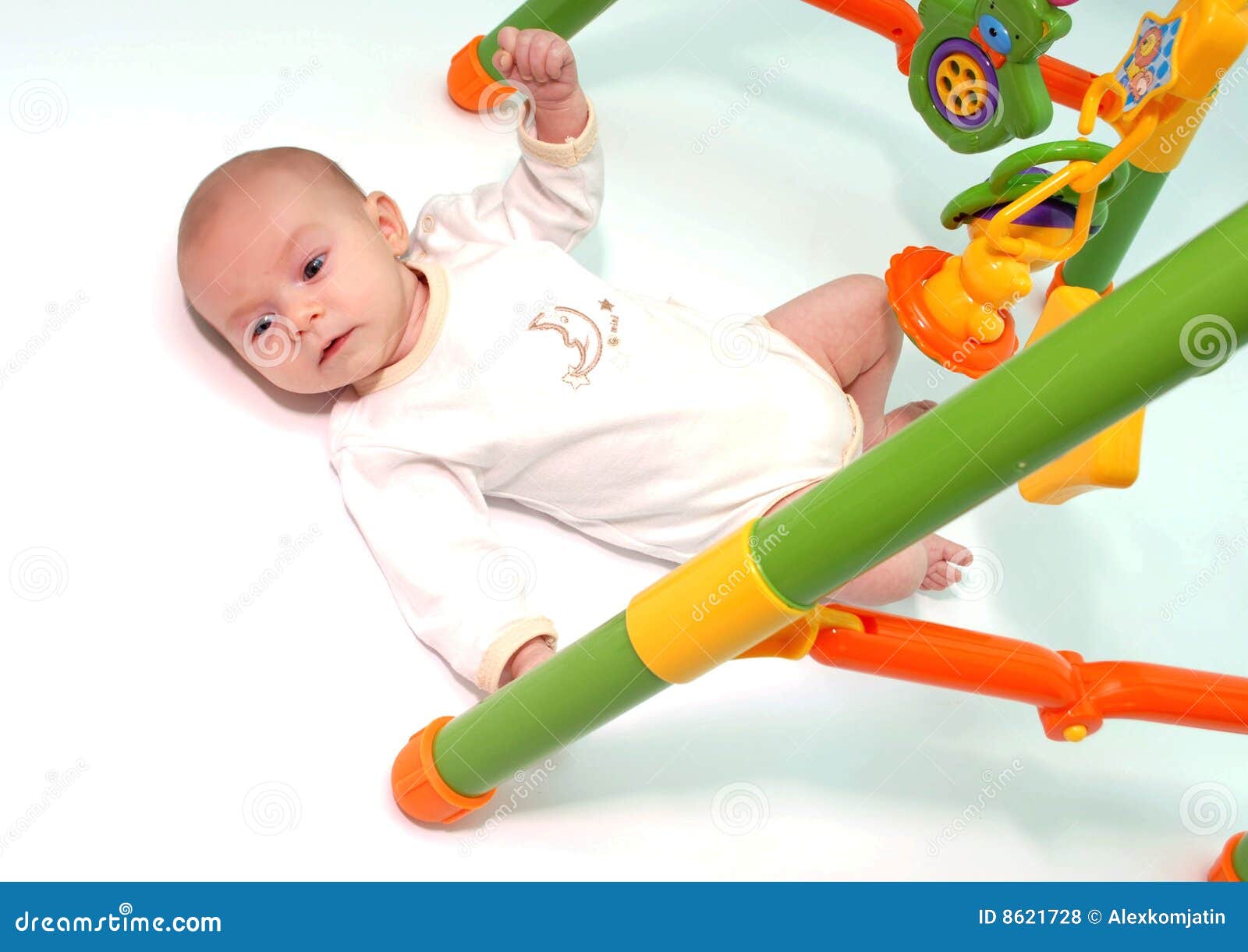 Baby fitness stock photo. Image of developmental, fascination - 8621728