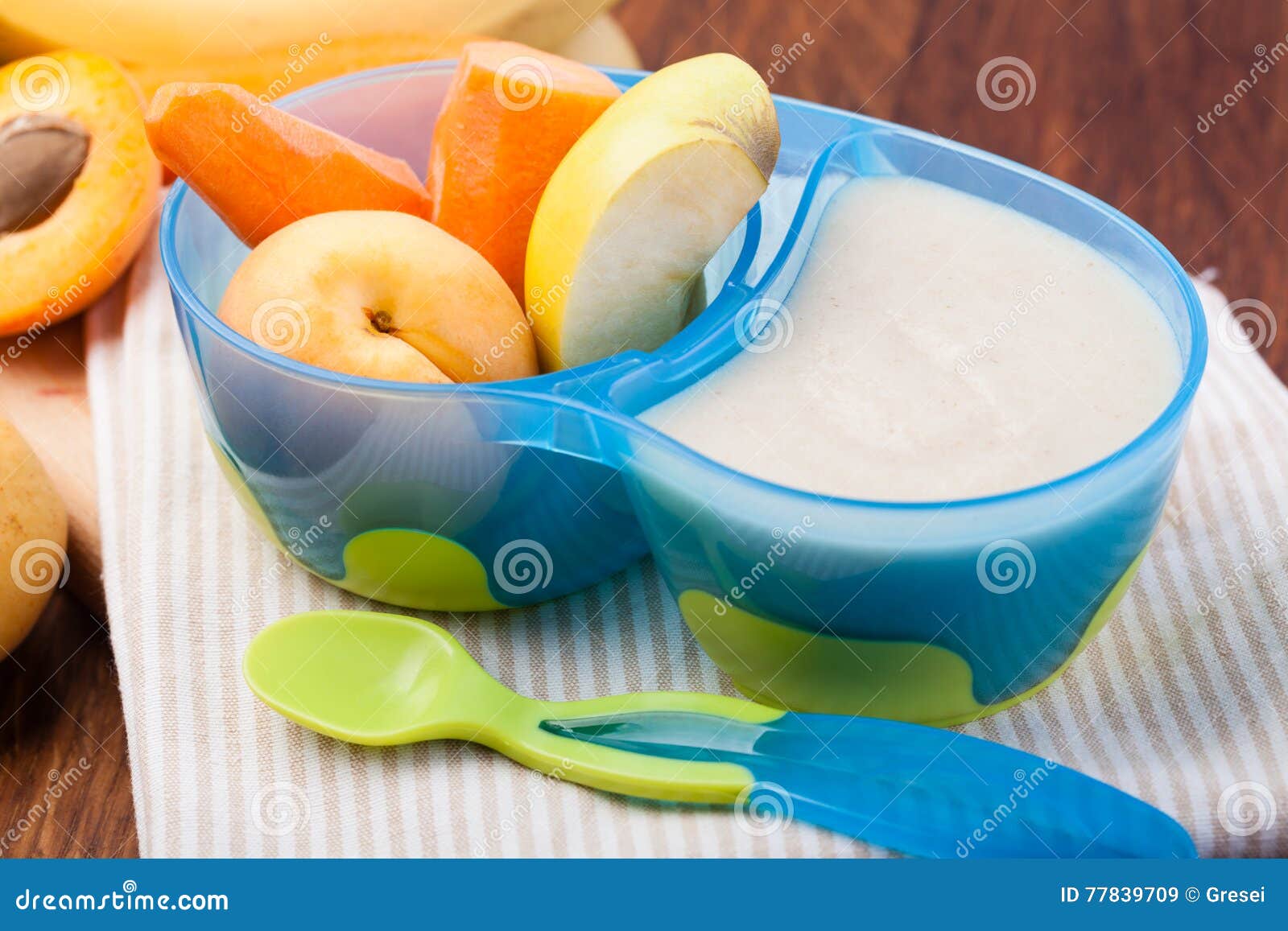 Baby food stock image. Image of healthy, organic, nutrition - 77839709