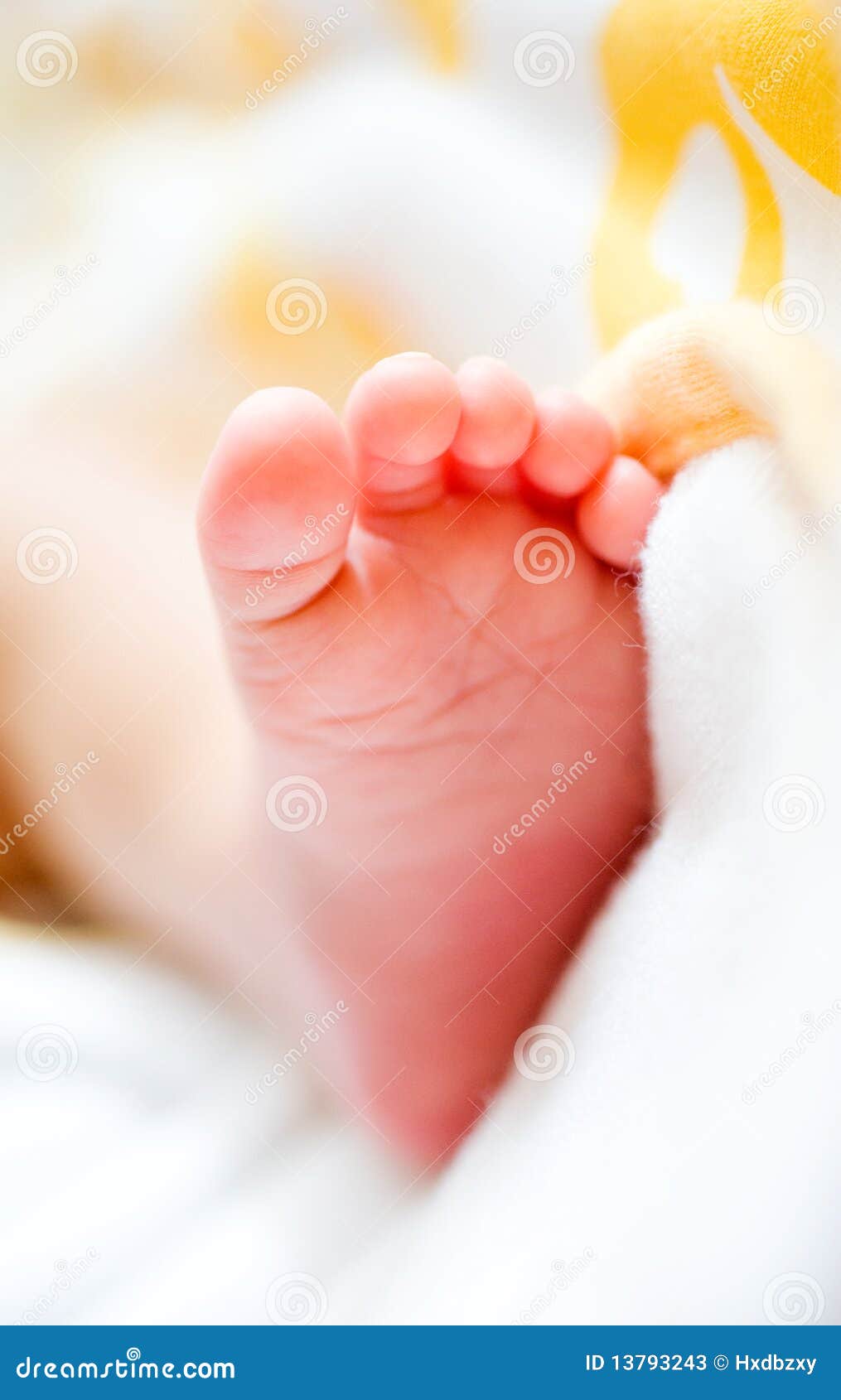 Baby foot stock image. Image of color, abstract, newborn - 13793243