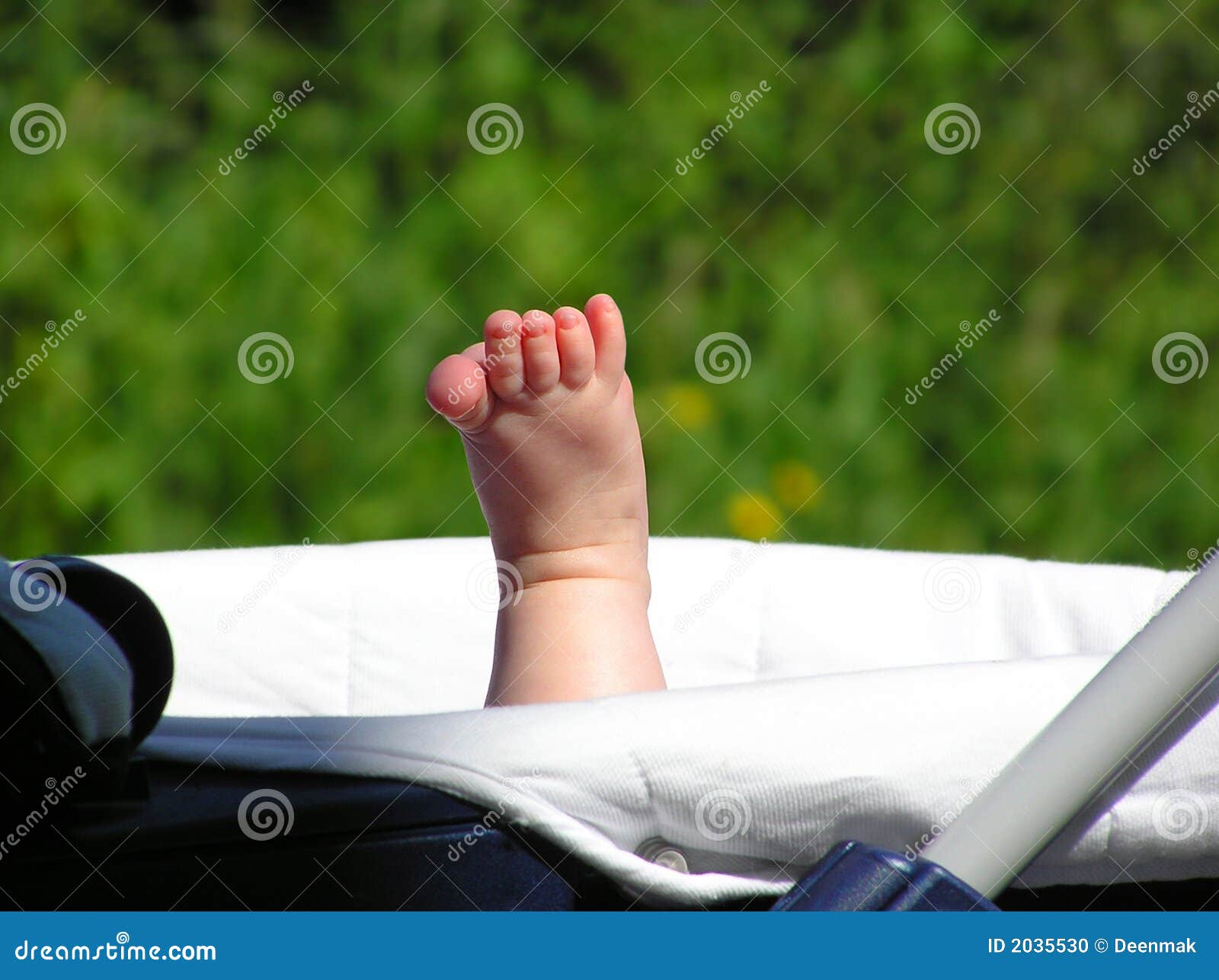 Baby foot stock photo. Image of sunlight, stroller, bedtime - 2035530