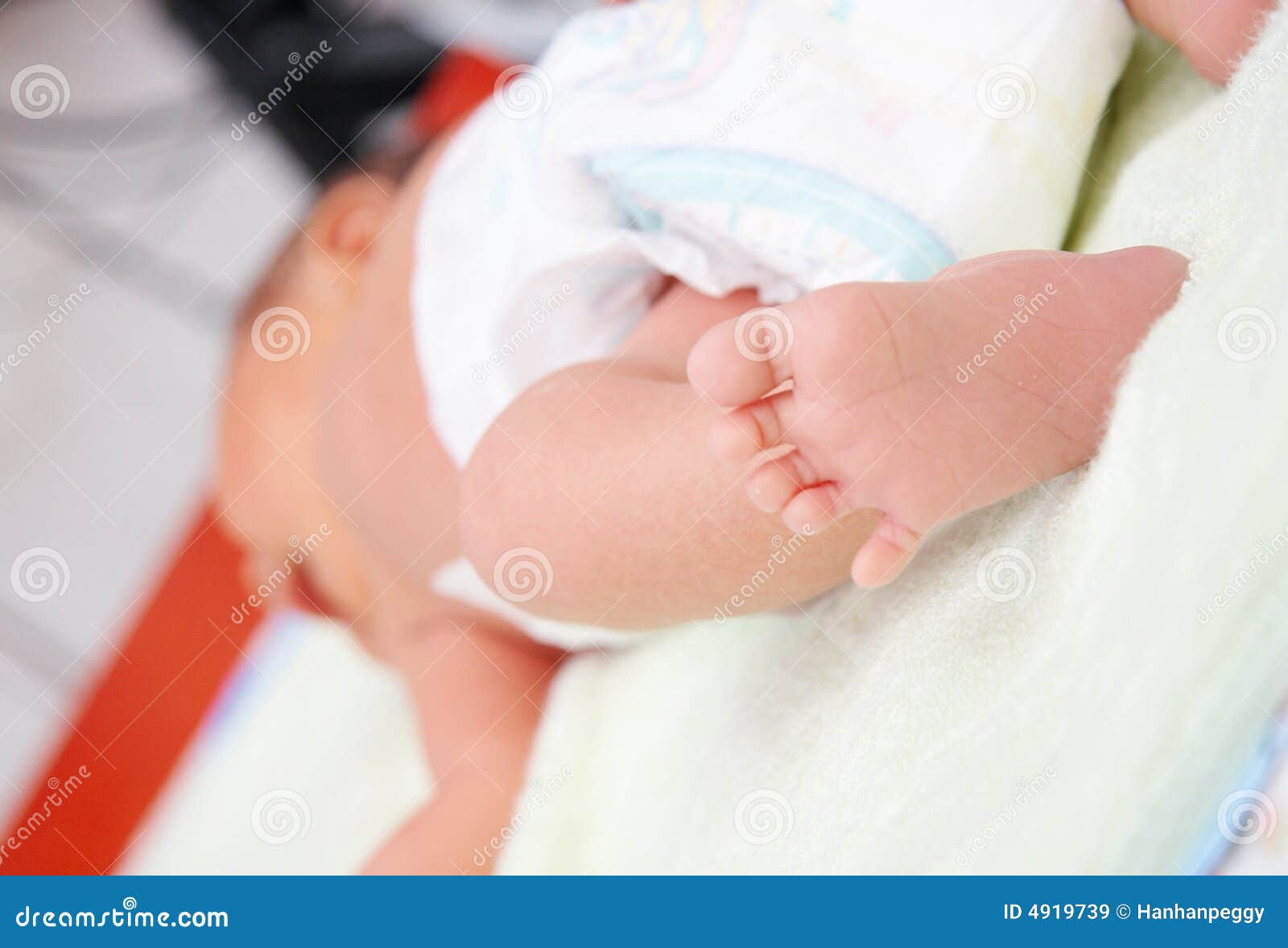 Baby foot stock image. Image of child, careful, development - 4919739