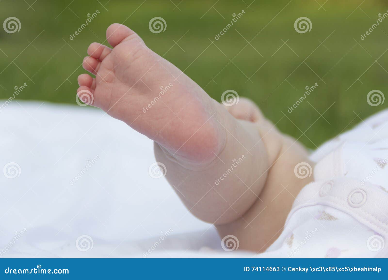 Baby foot close-up stock image. Image of summer, little - 74114663