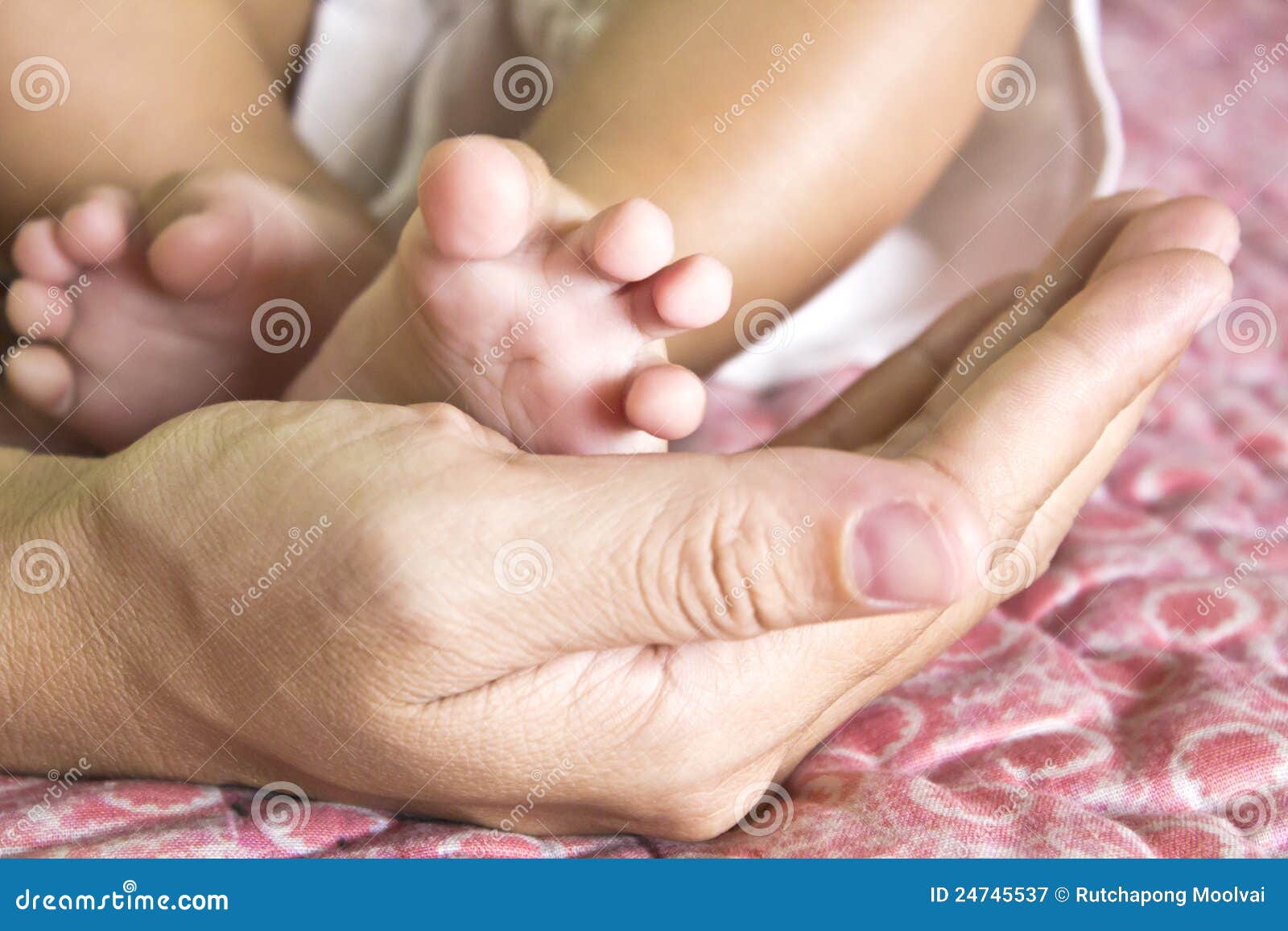 Baby foot and hands stock image. Image of happy, feet - 24745537