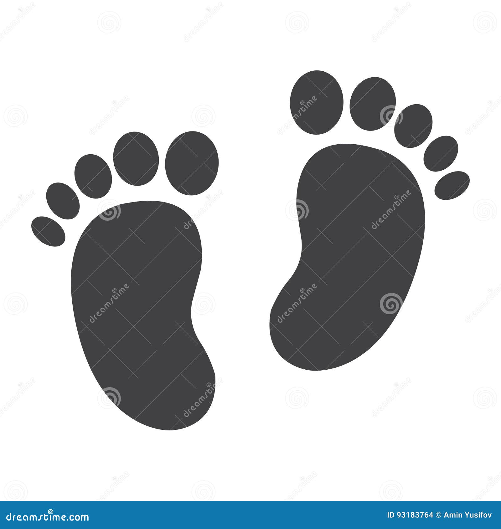 Baby Footprint Template Printable