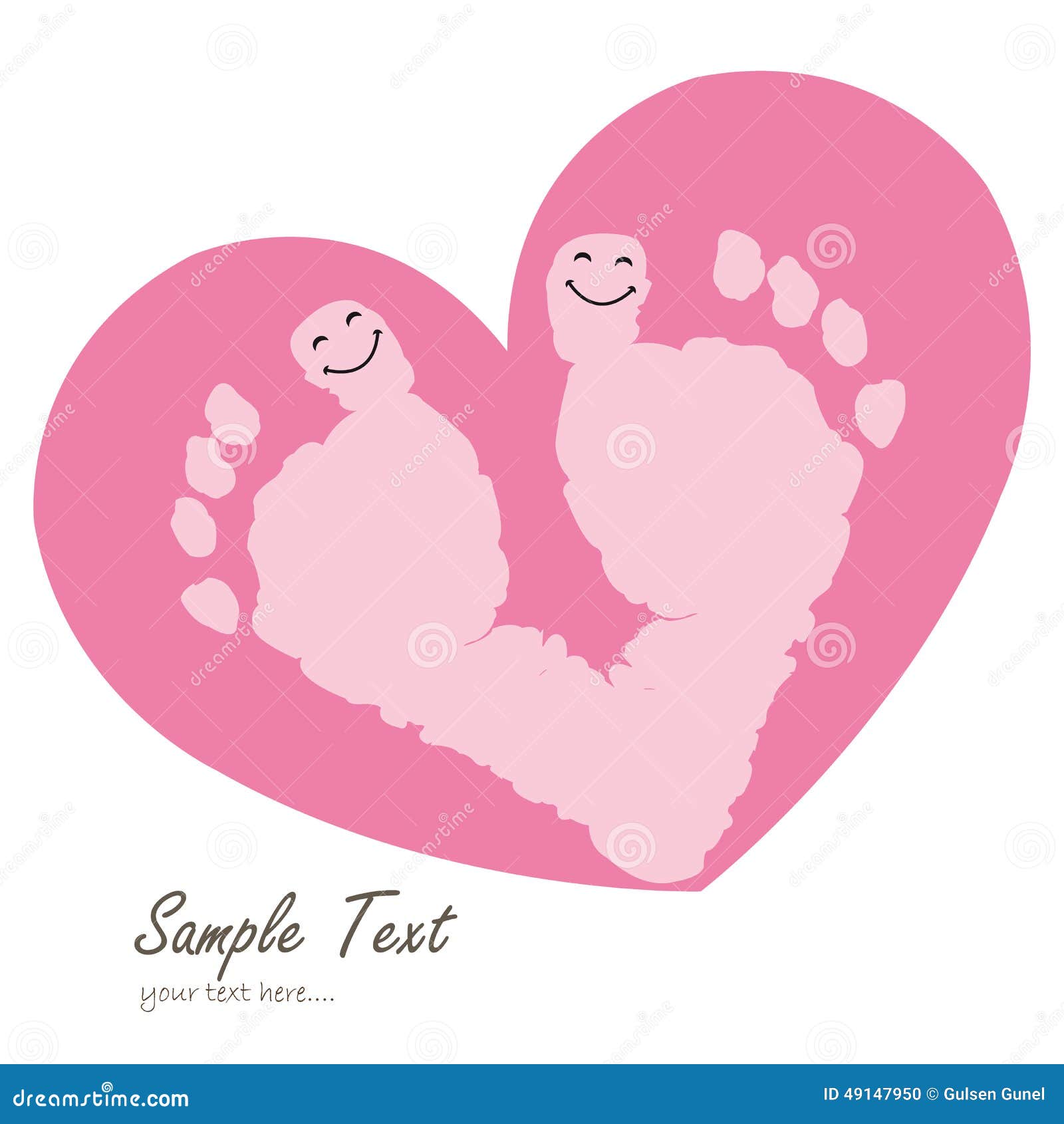 Set Of Baby Smiley. Cute Cartoon Kids Emoticon Vector Illustration ...