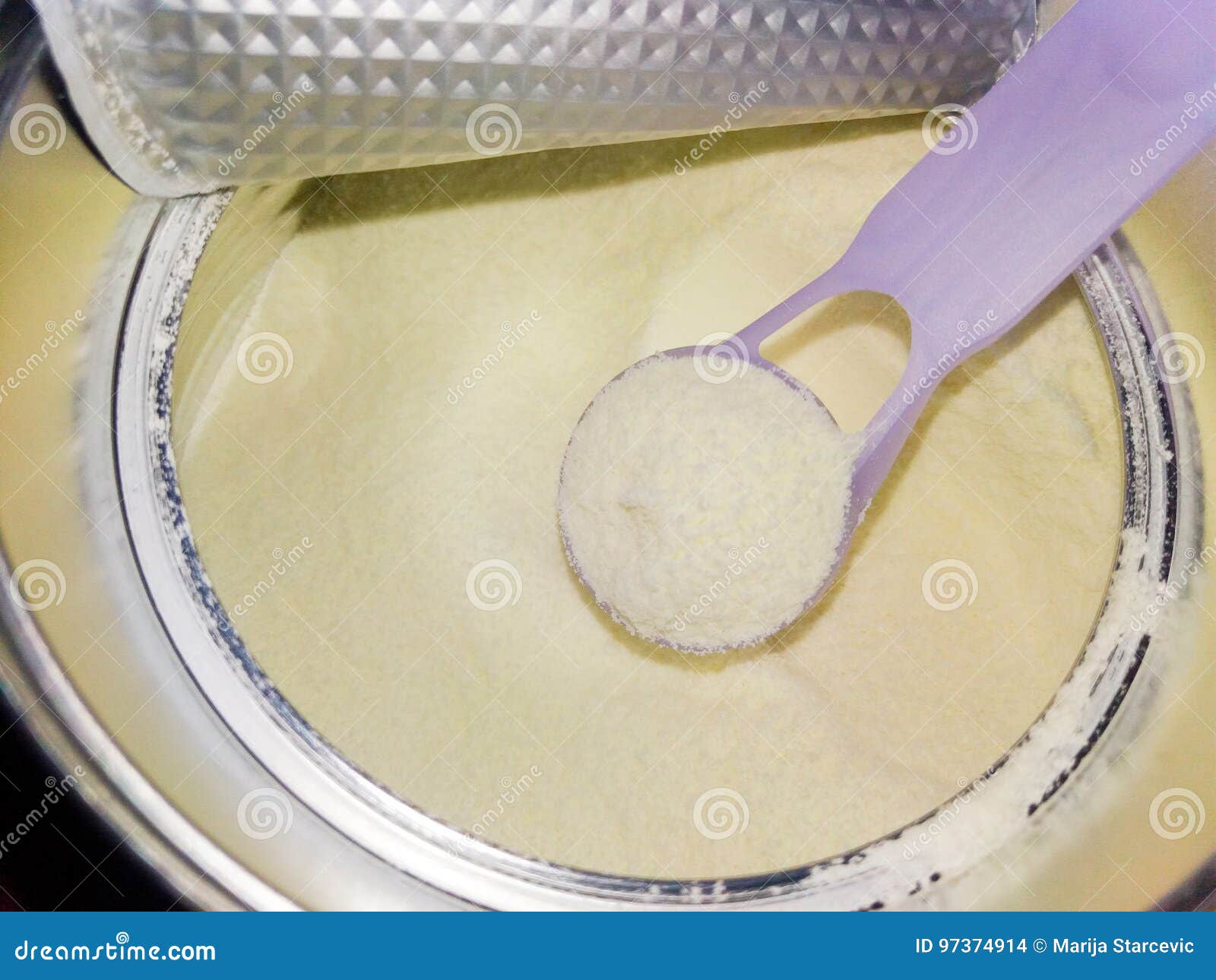Baby formula in can stock photo. Image of nutrient, nutrition - 97374914