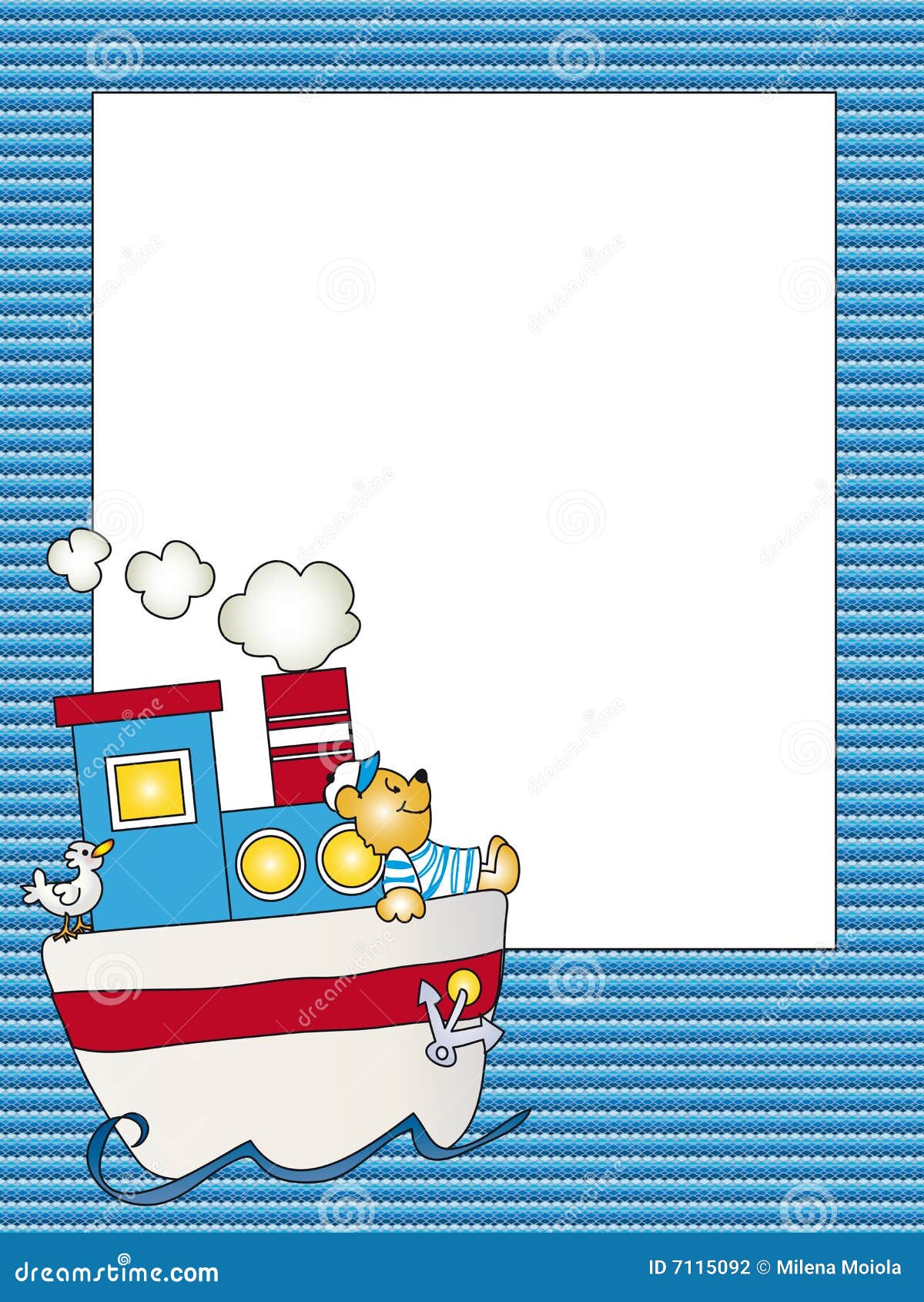 Baby frame stock illustration. Illustration of lines, cartoon - 7115092