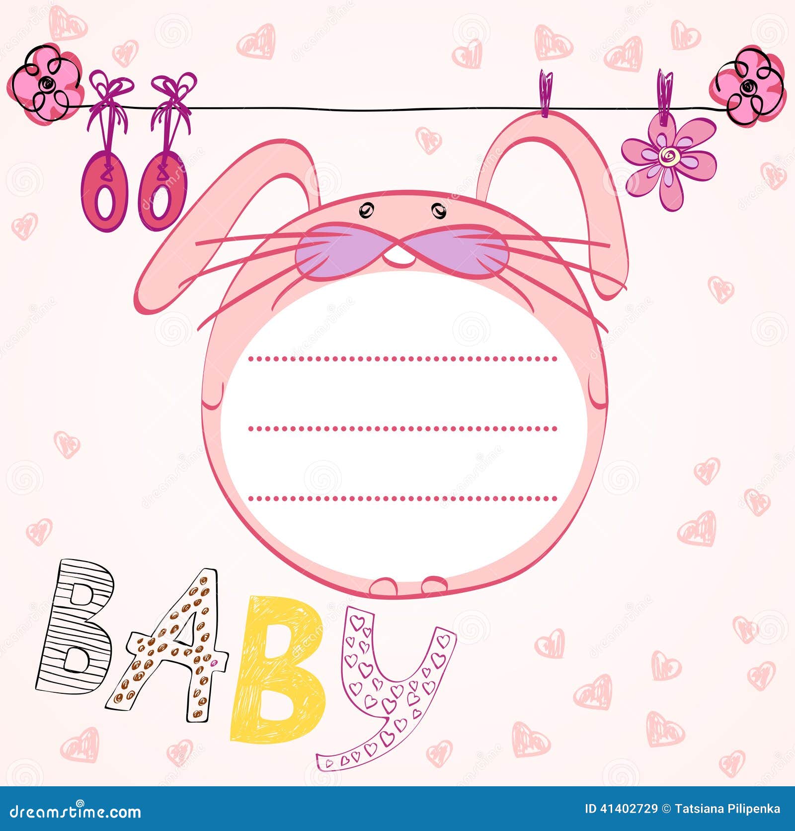 Baby Frame stock vector. Illustration of cartoon, abstract - 41402729