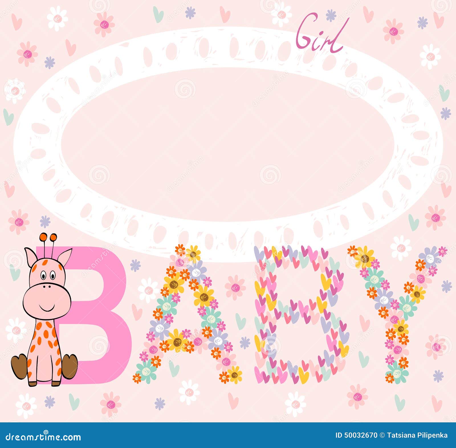 Baby Frame stock vector. Illustration of greeting, design - 50032670