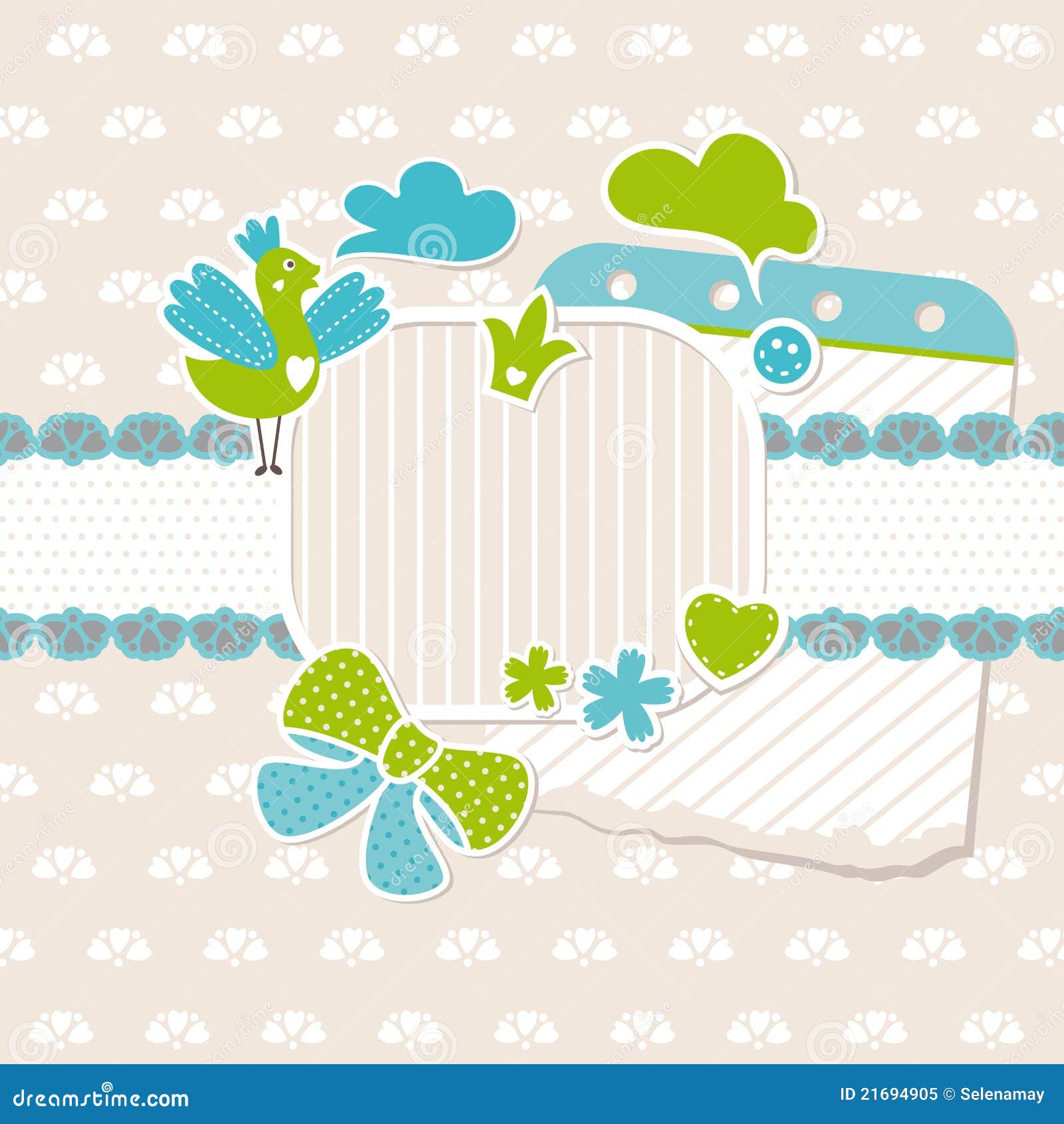 Baby frame design elements stock vector. Illustration of celebration ...