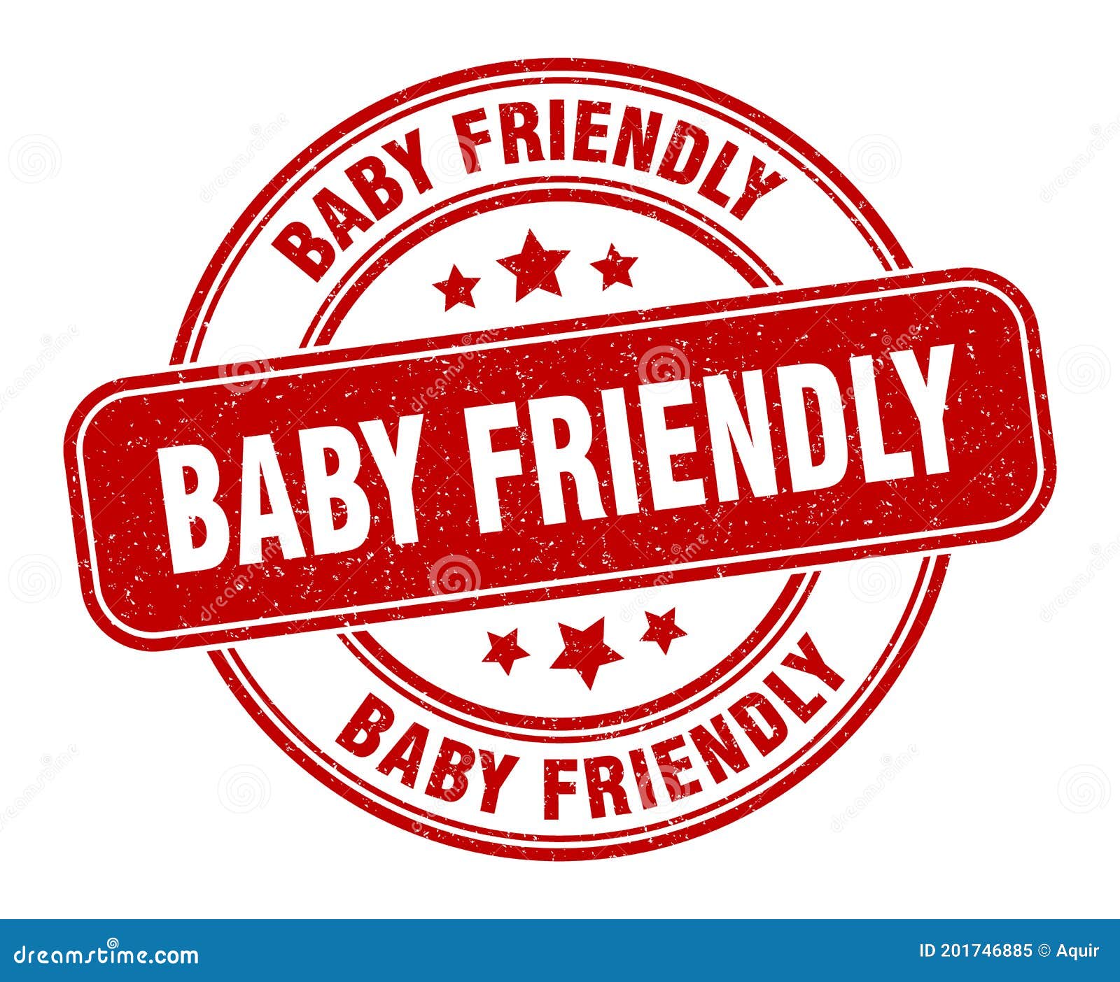 Baby Friendly Stamp. Baby Friendly Label. Round Grunge Sign Stock ...