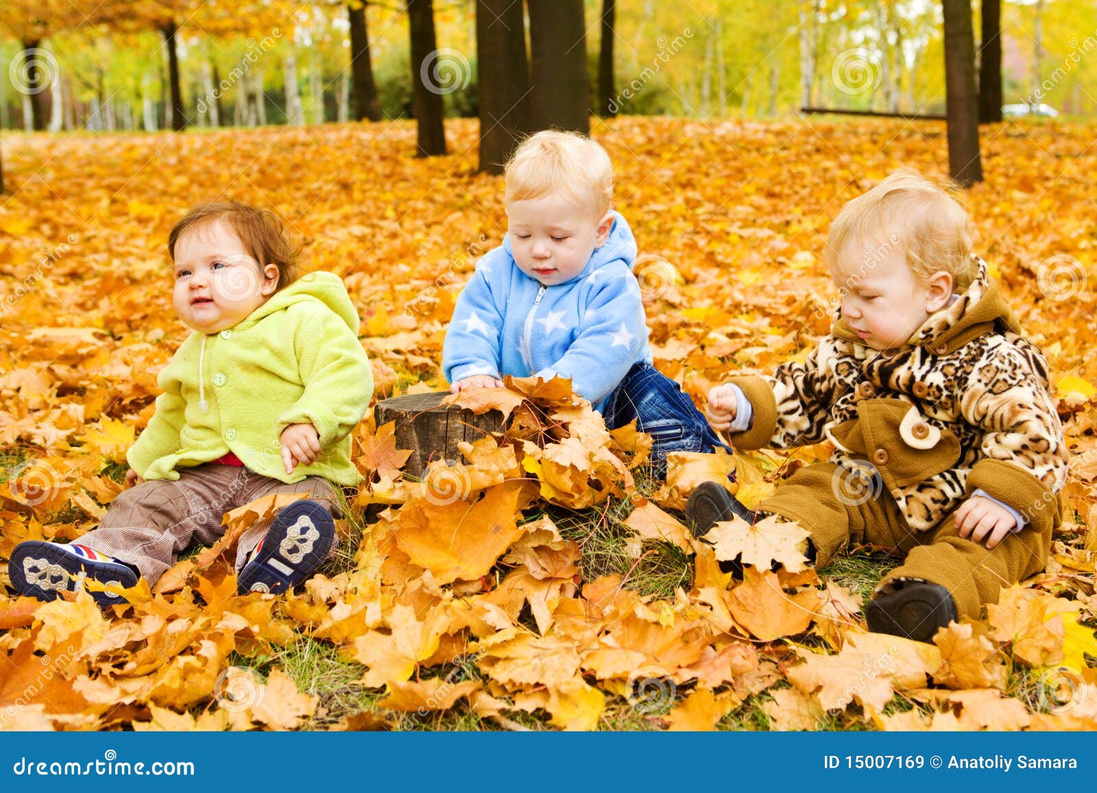 Baby friends stock image. Image of adorable, fall, kids - 15007169