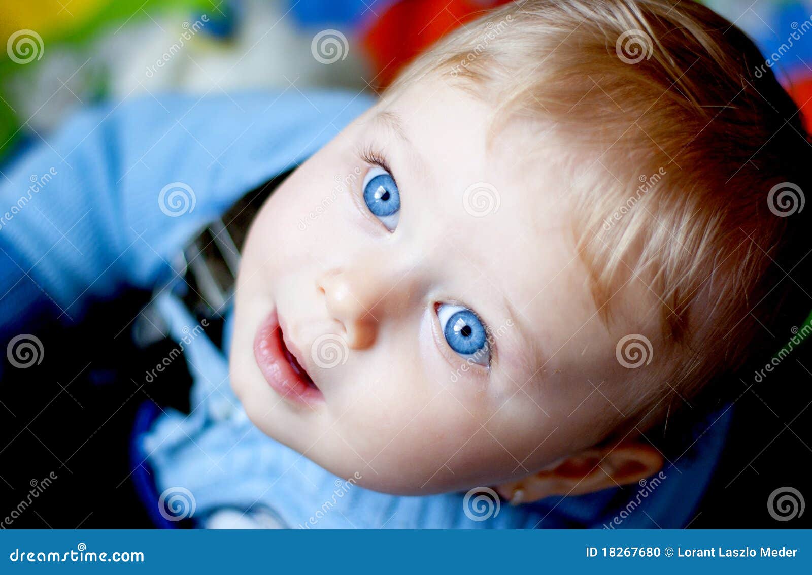 Baby girl with blue eyes stock photo. Image of baby, human - 18267680