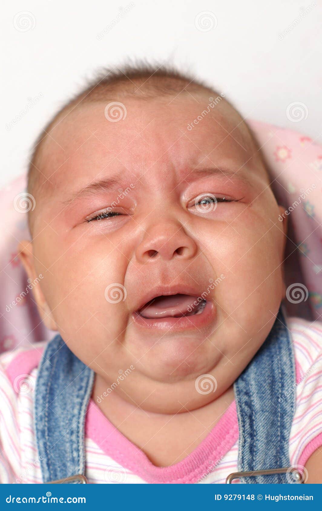 Baby girl crying stock photo. Image of face, tearful, months - 9279148