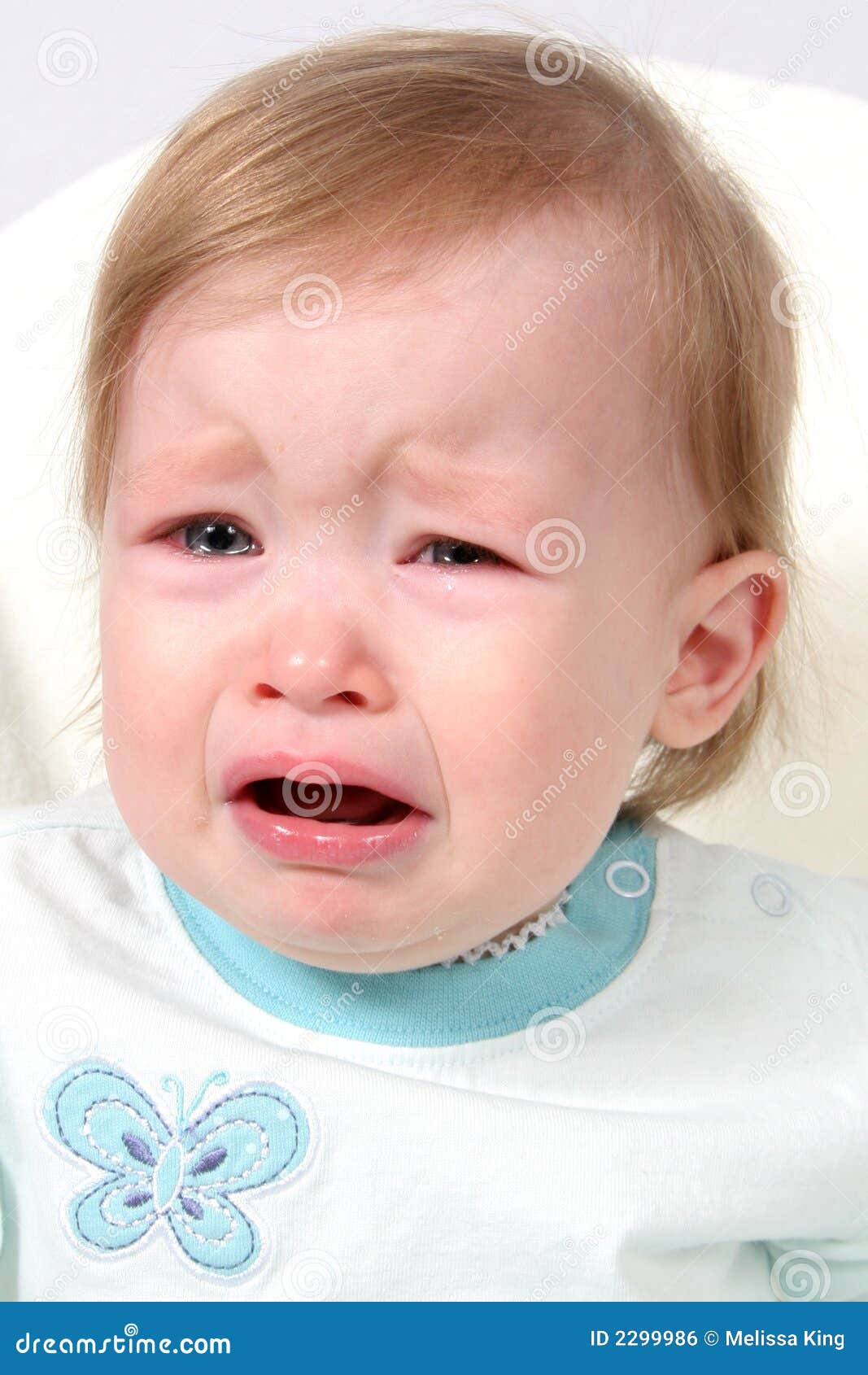 Baby Girl Crying Closeup stock photo. Image of eyes, crying - 2299986
