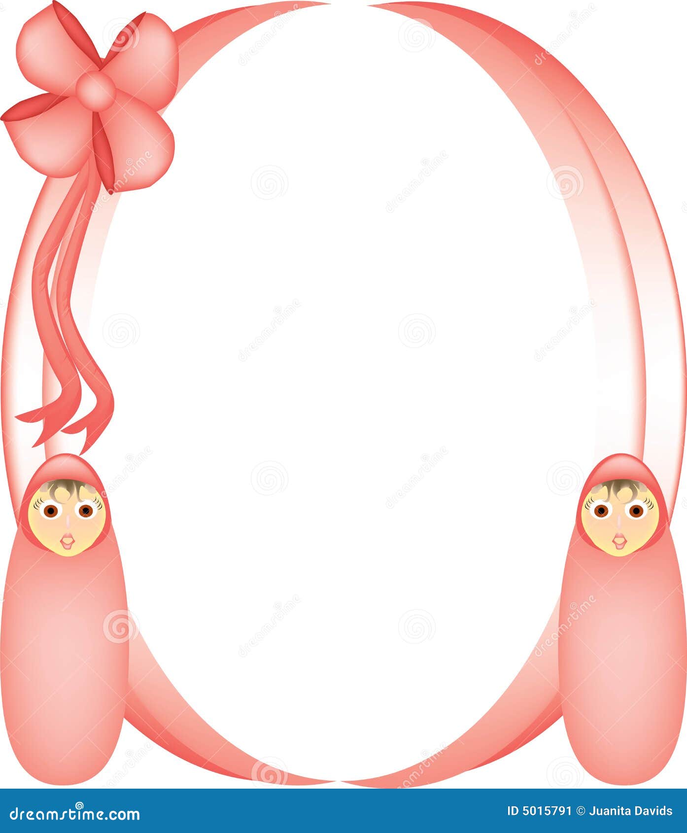 Baby girl frame stock illustration. Illustration of love - 5015791