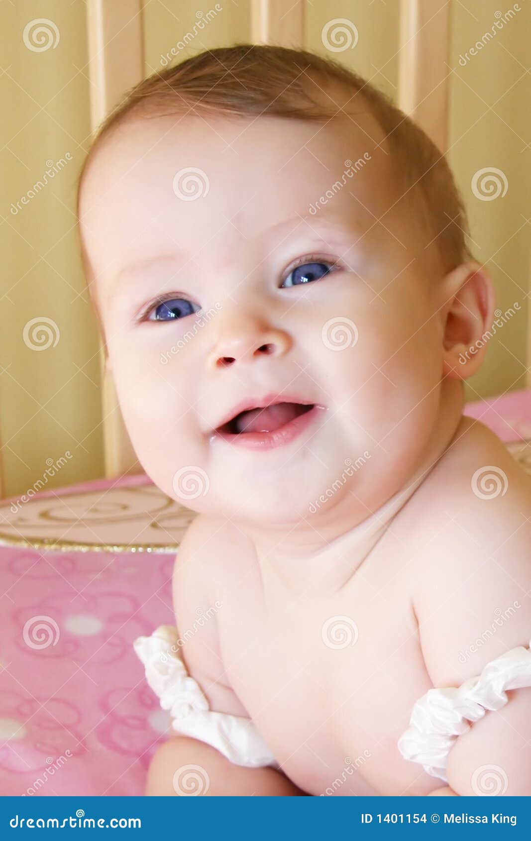 Baby Girl Head Shot stock photo. Image of people, health - 1401154