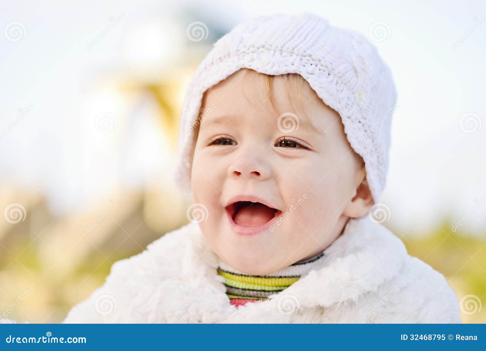 Baby girl stock image. Image of eyes, beauty, adorable - 32468795