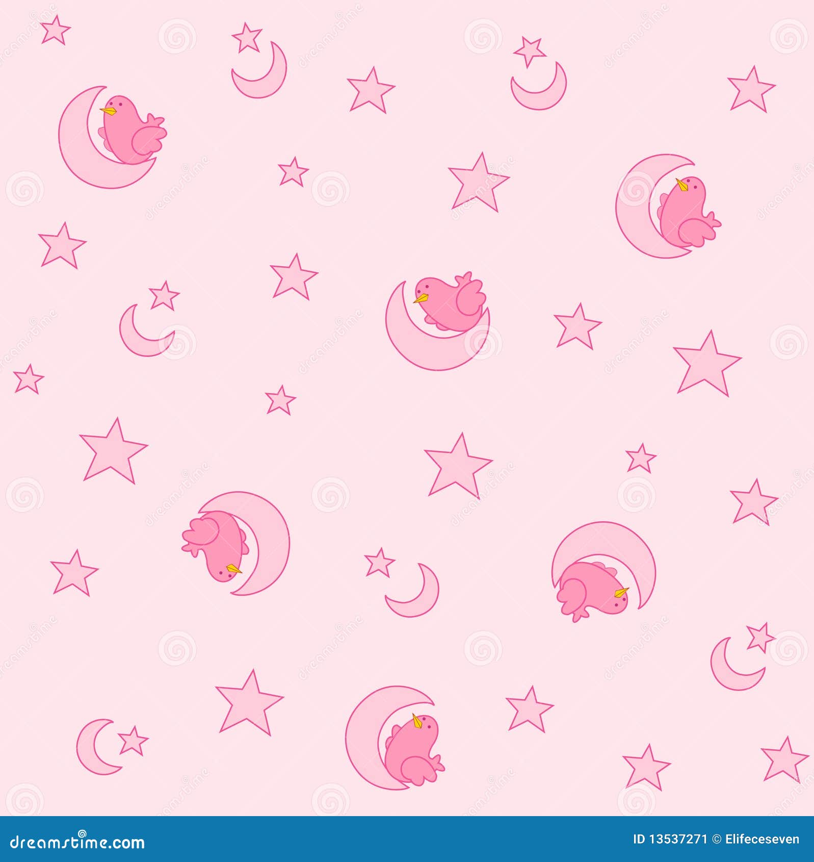 Baby girl pattern stock vector. Illustration of childhood - 13537271