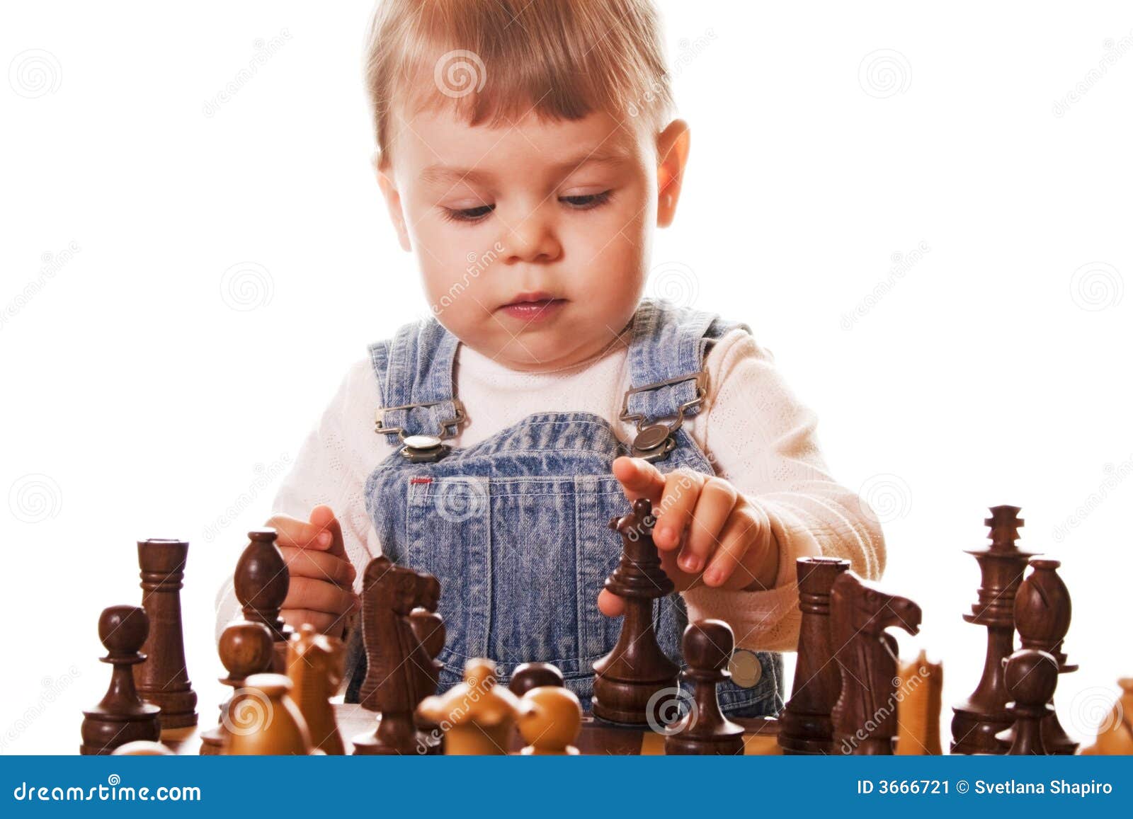 Baby Girl Playing With