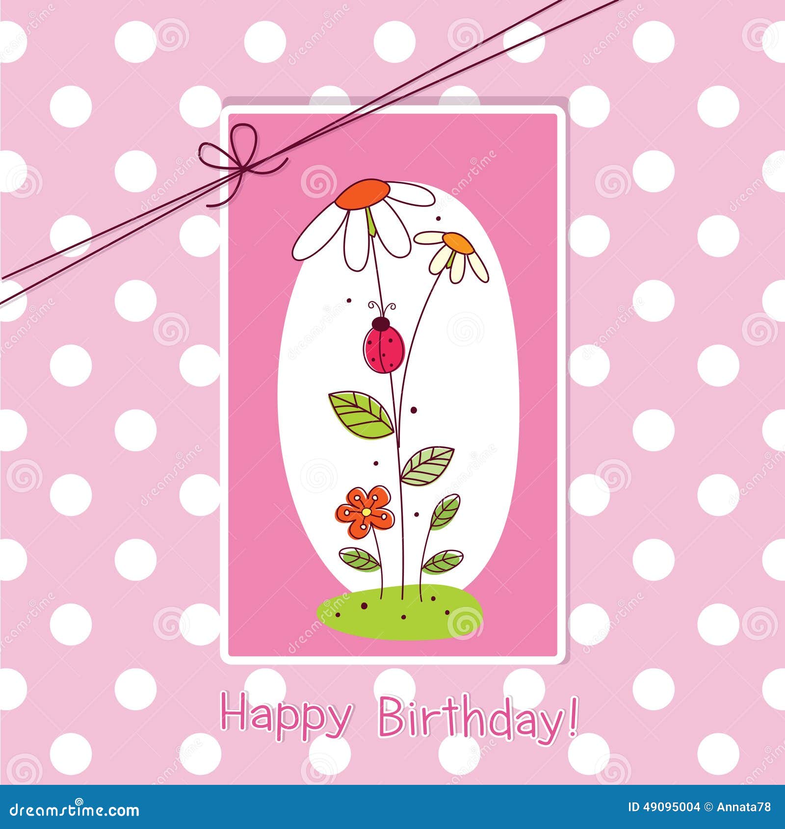 Baby greeting card stock vector. Illustration of flowers - 49095004