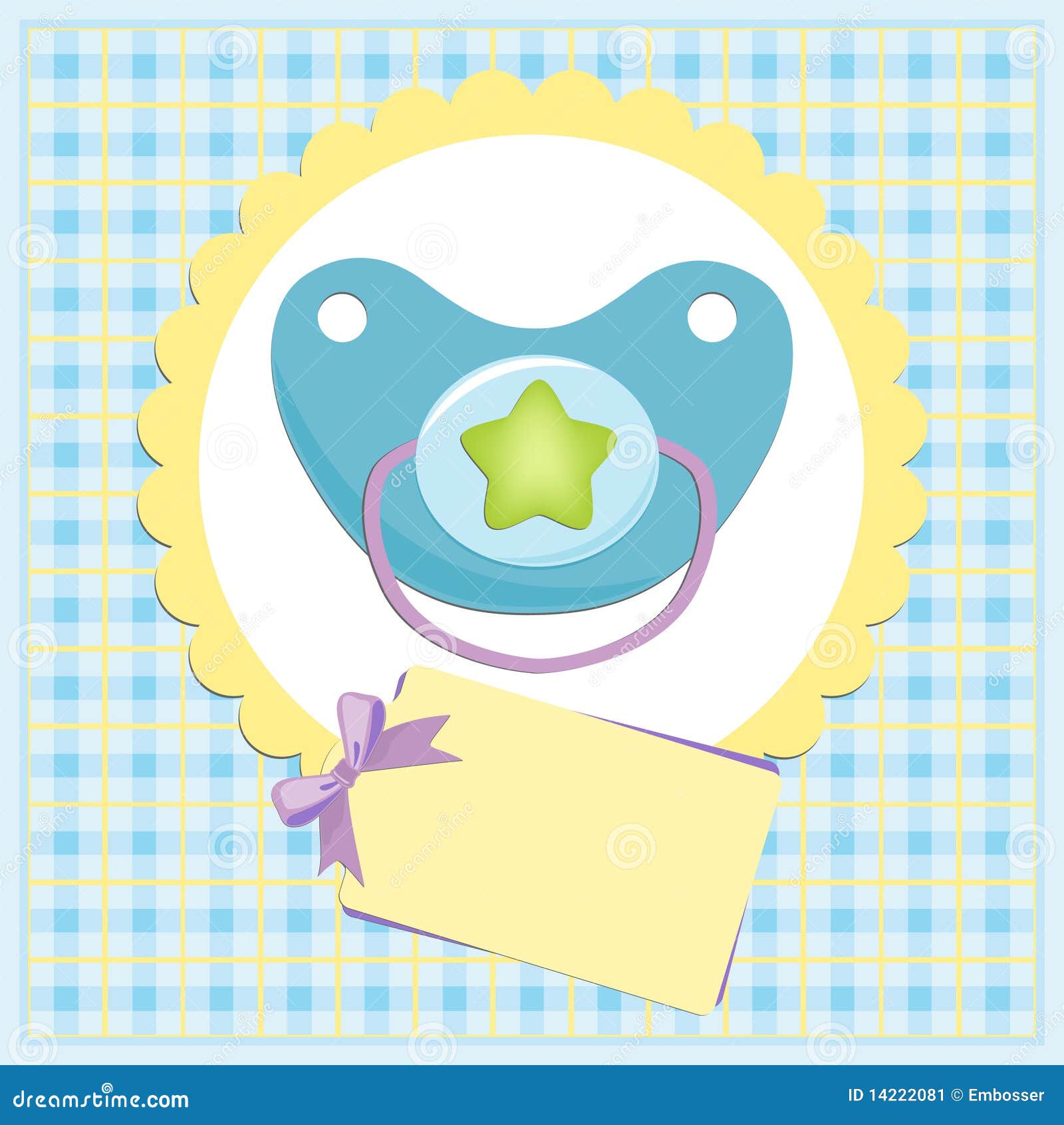 Baby greetings card stock vector. Illustration of decoration - 14222081