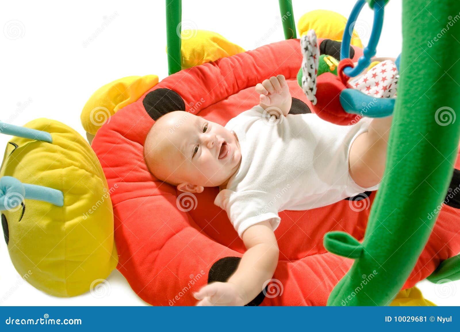 Baby gym isolated stock image. Image of infant, floor - 10029681