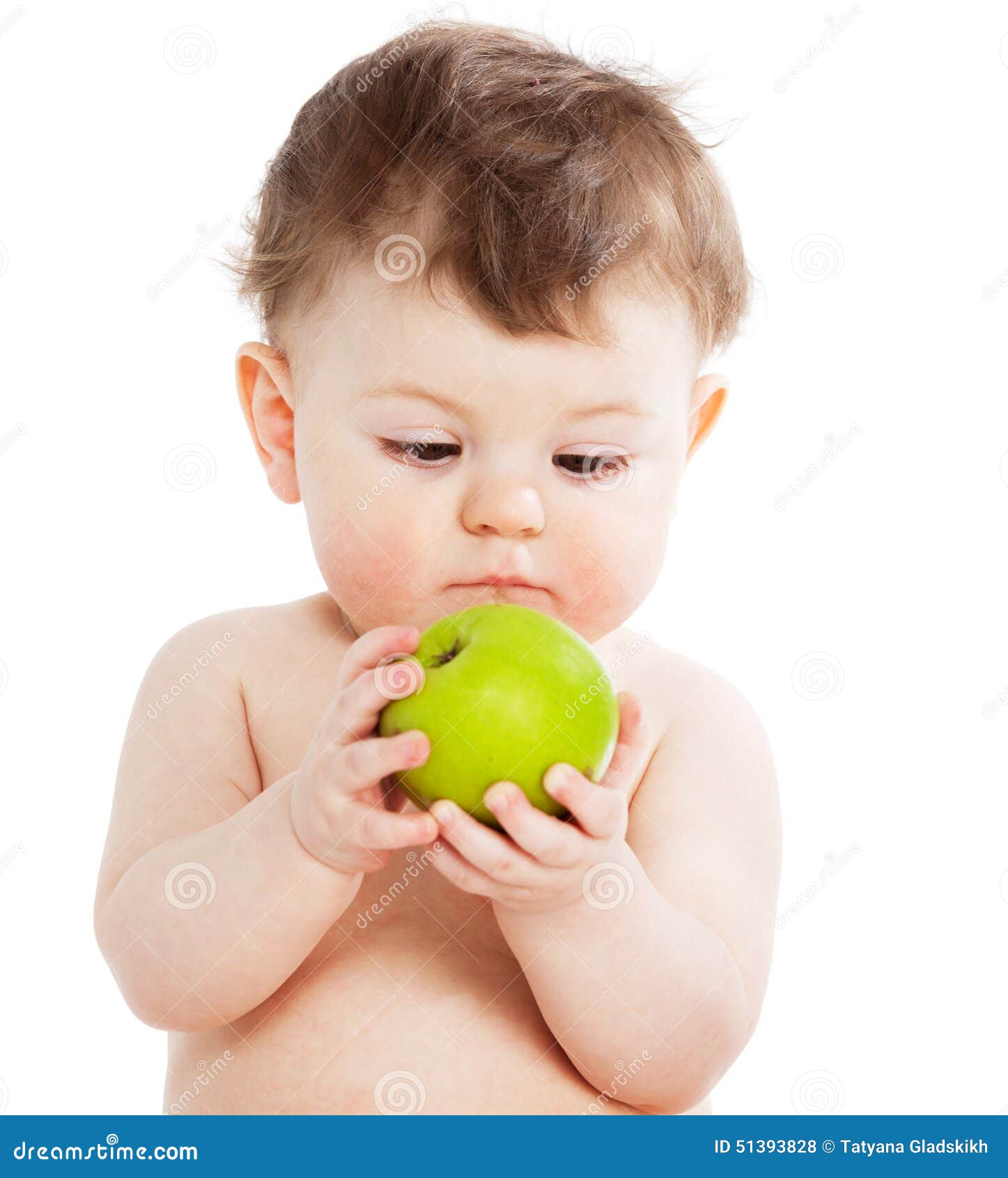 Baby stock photo. Image of looking, food, male, months - 51393828