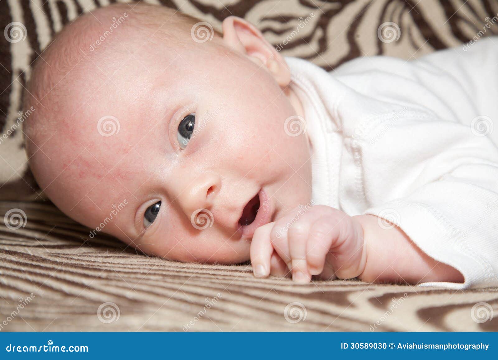 Baby with Happy Expression stock photo. Image of expression - 30589030