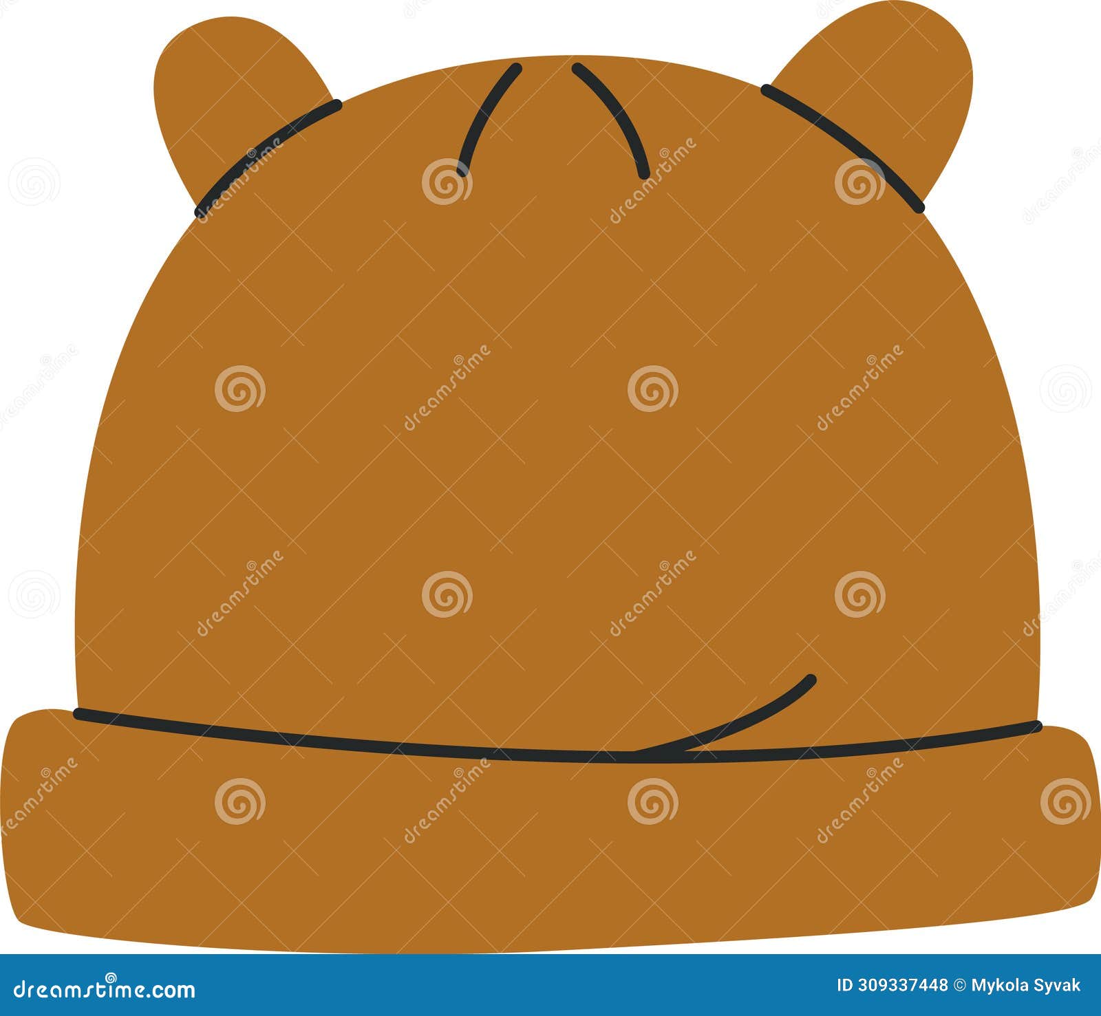 Baby Hat Clothes stock vector. Illustration of isolated - 309337448