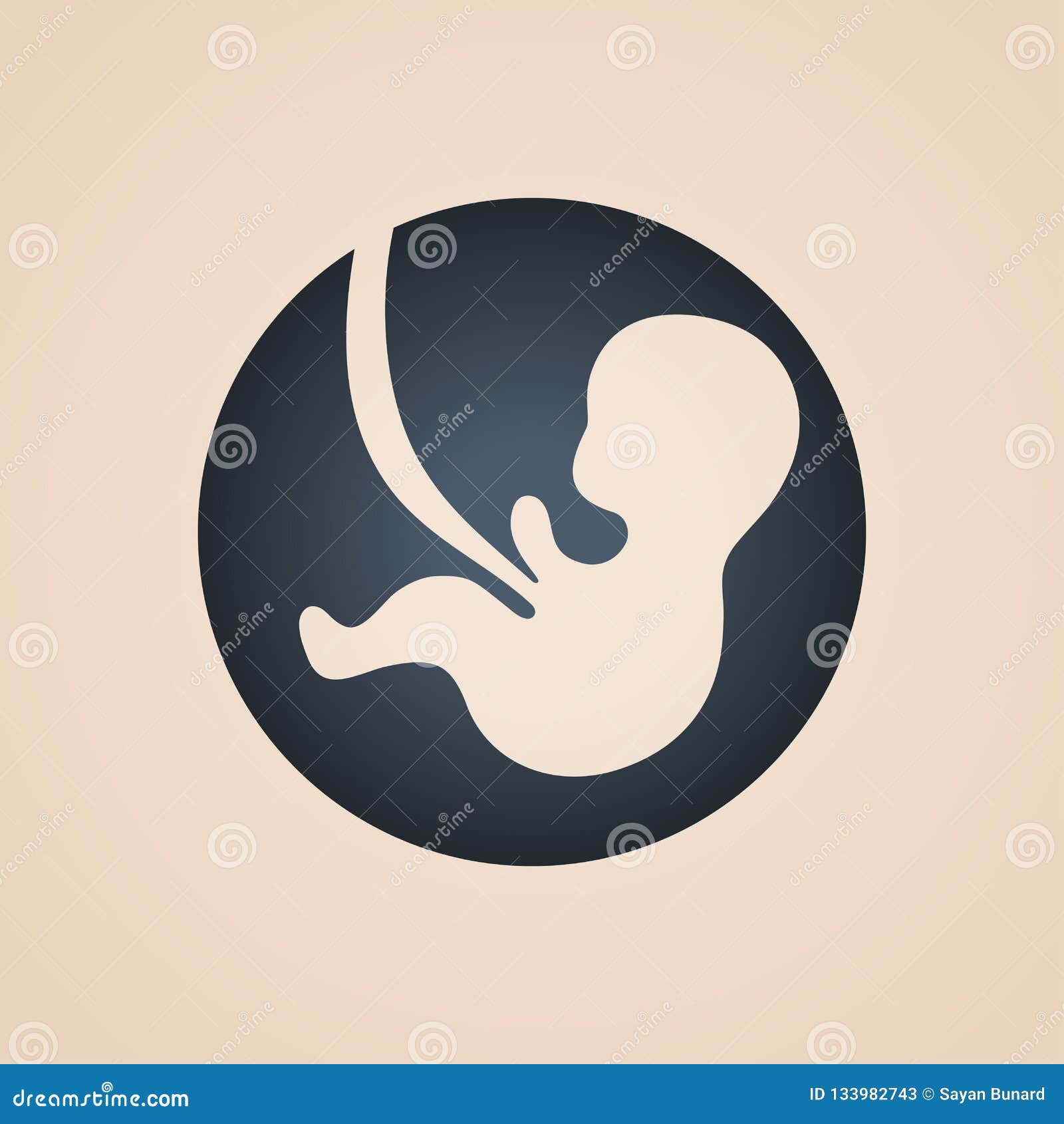 Baby Icon Logo Design, Vector Stock Vector - Illustration of design ...
