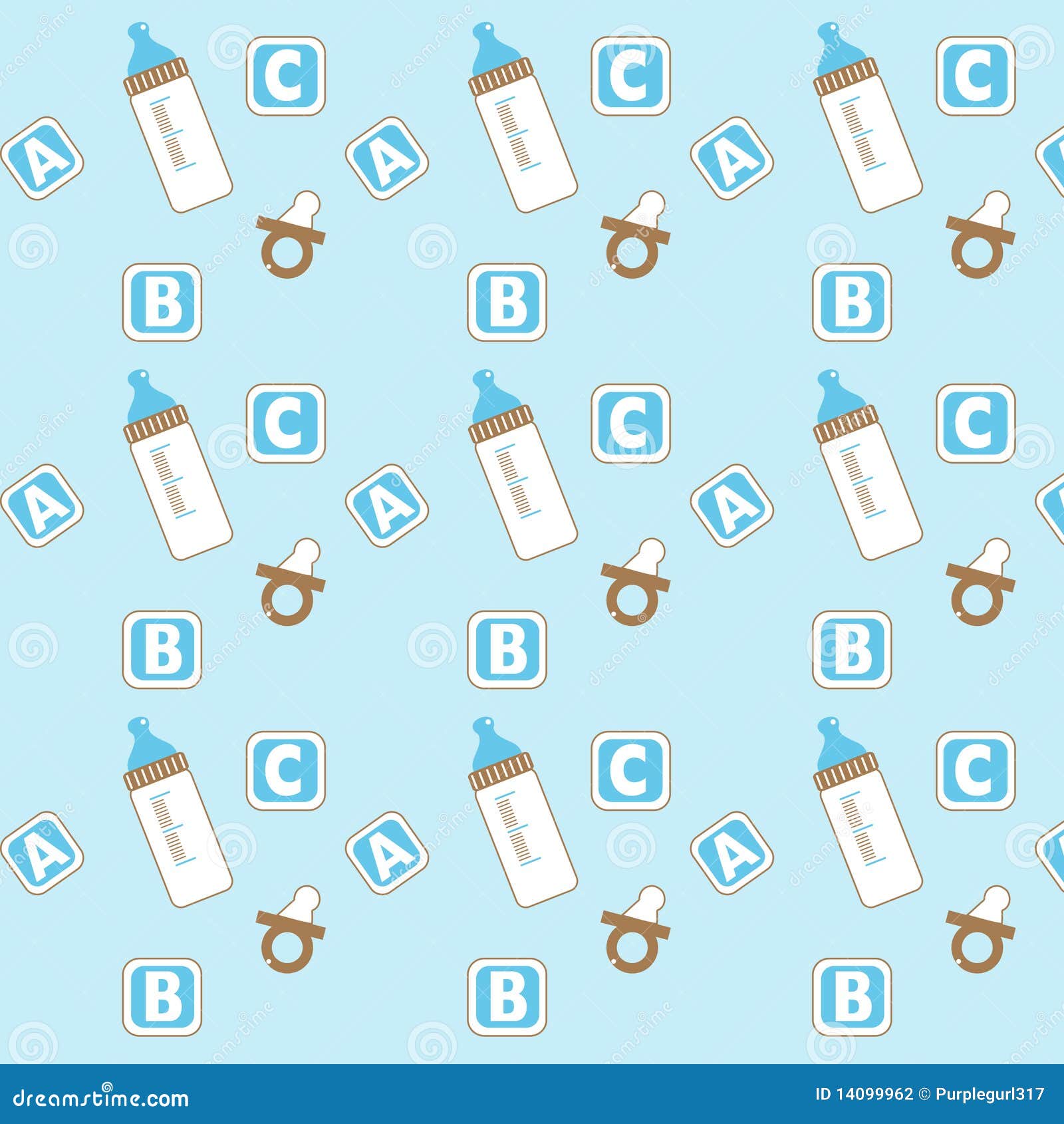 Baby Icon Pattern stock illustration. Illustration of objects - 14099962