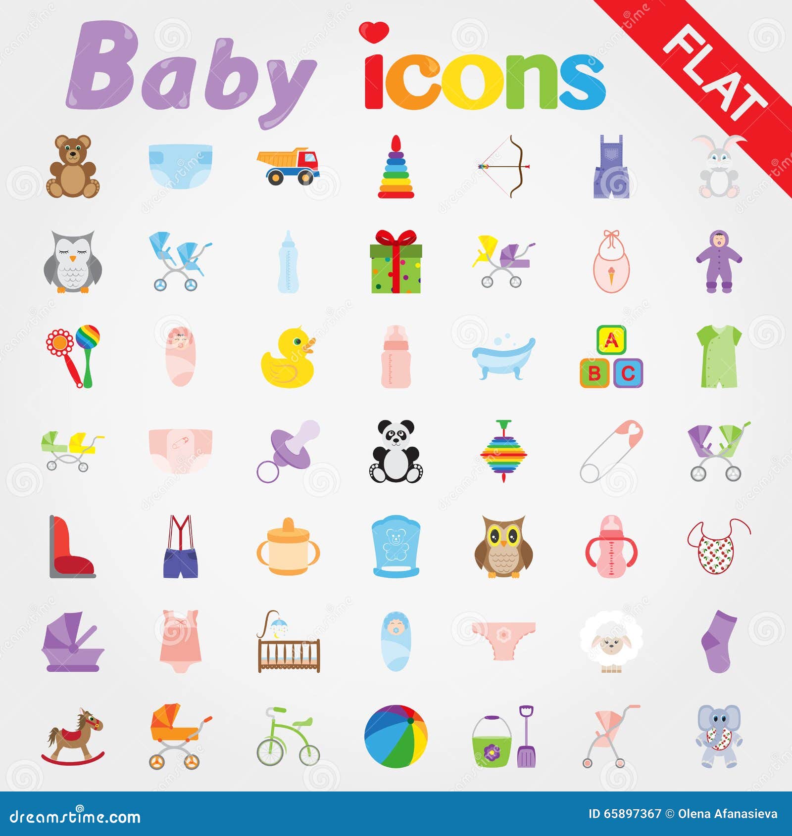 Baby. Icon set. stock vector. Illustration of pyramid - 65897367