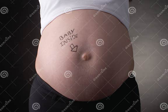 Baby inside belly stock photo. Image of pregnancy, together - 287524