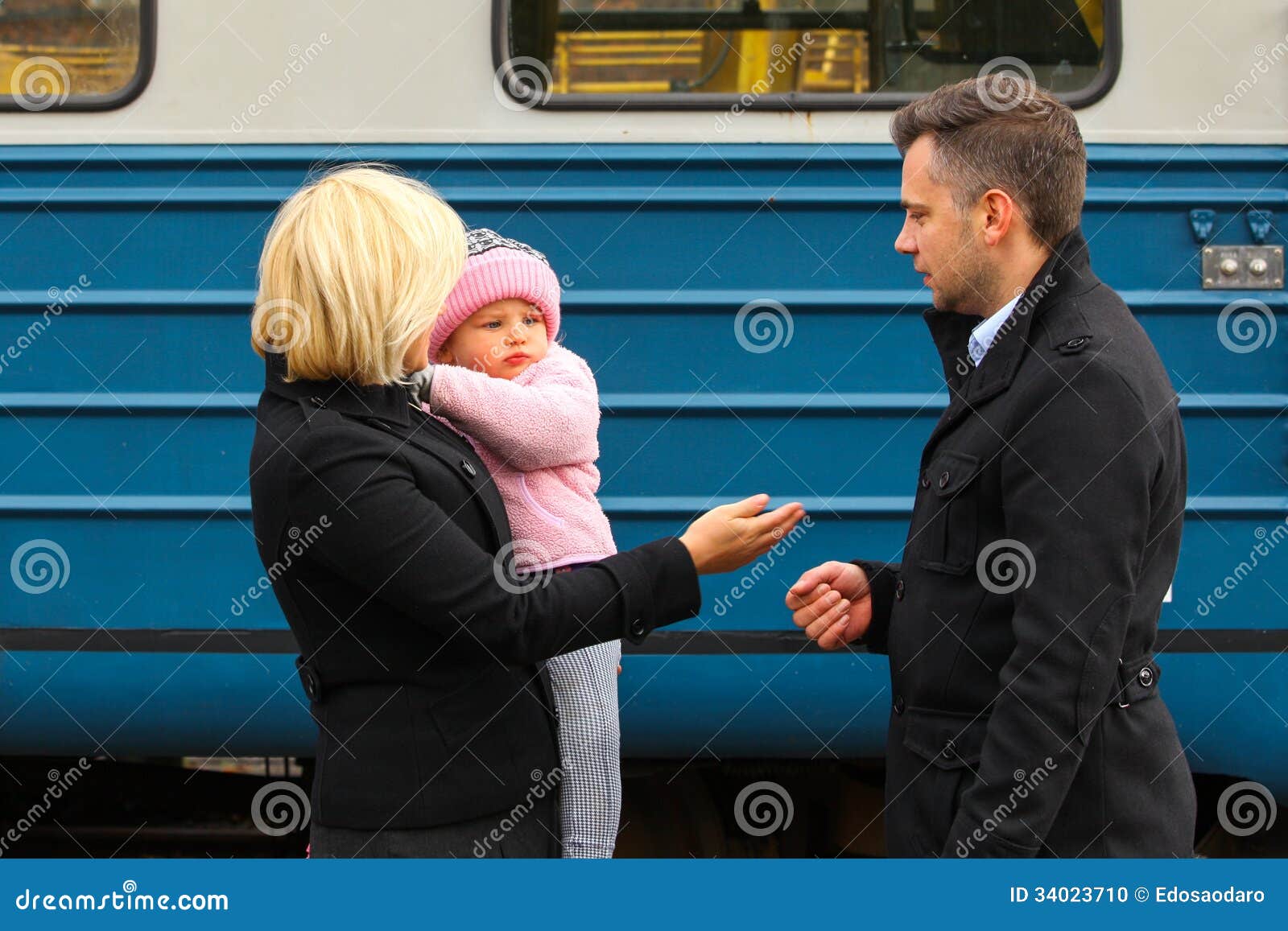 First Introduction stock photo. Image of baby, lady, train - 34023710