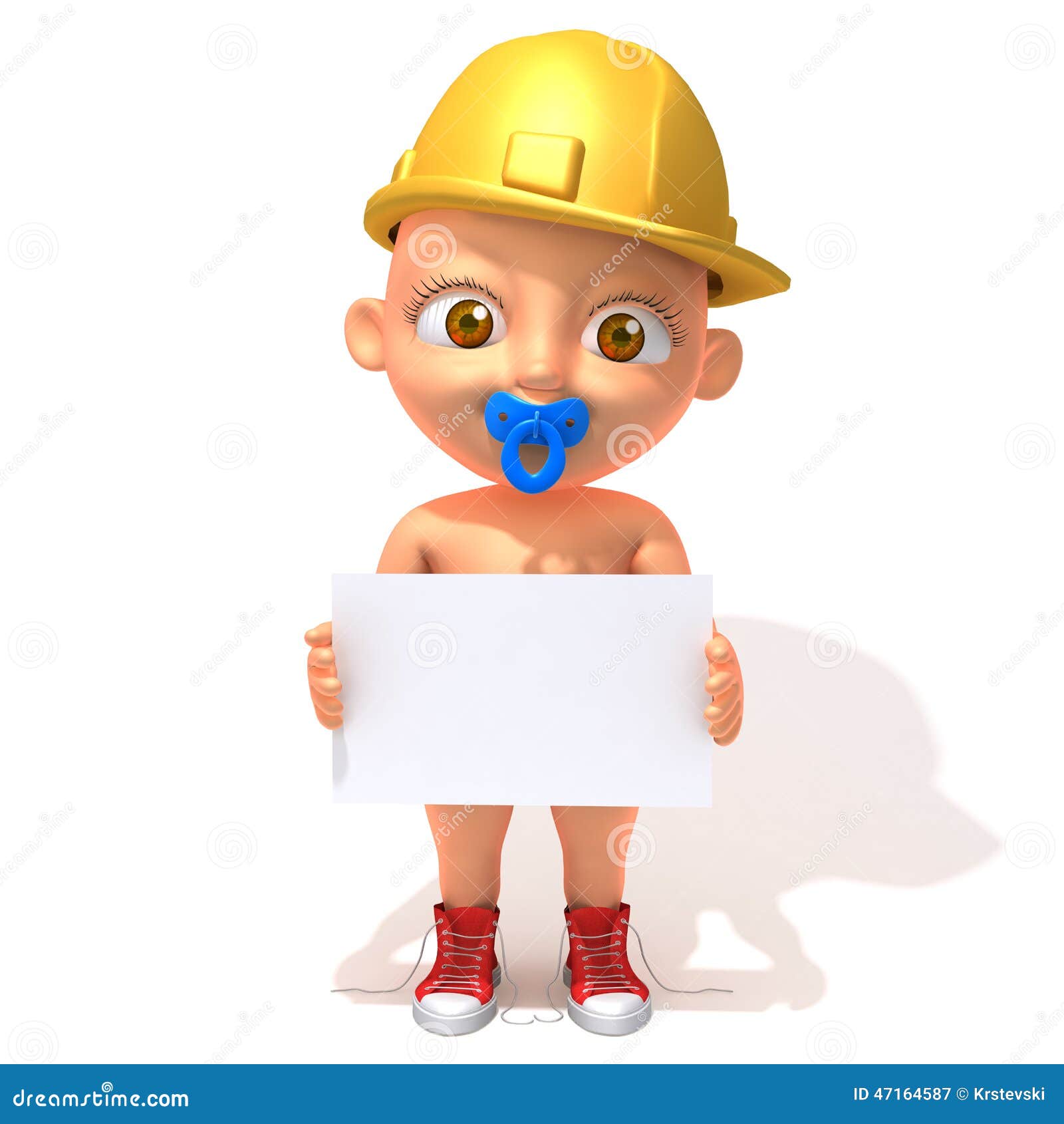Baby Jake Construction Worker With White Panel Royalty-Free ...